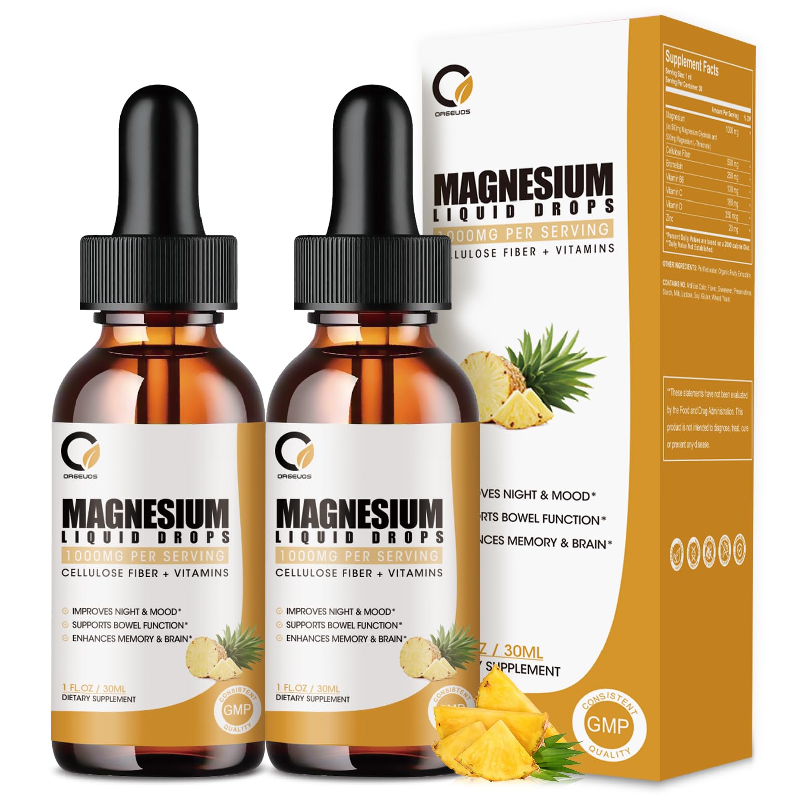Magnesium Glycinate Gummies & Magnesium Glycinate Supplement Liquid ...
