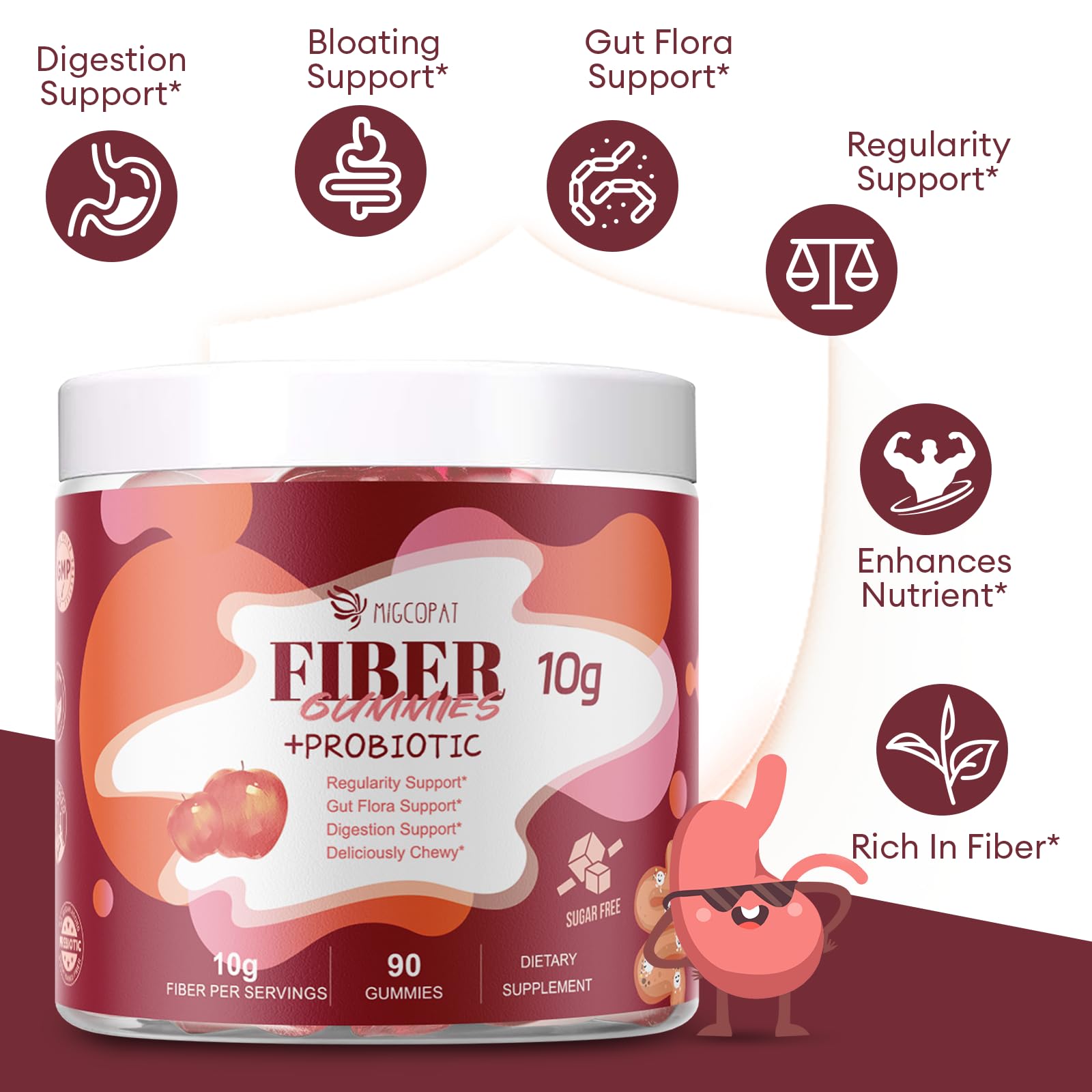 Fiber Gummies with Probiotics + Inositol Gummies - LifeIRL