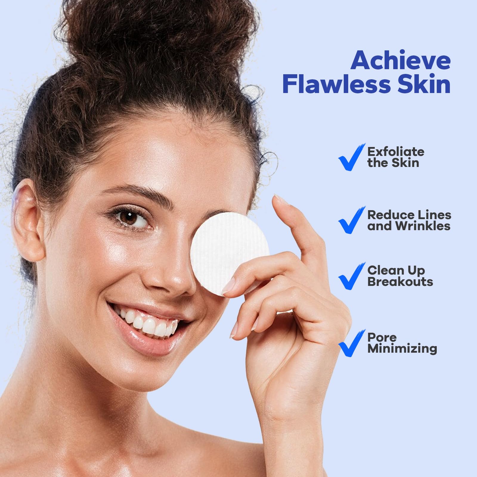 Glycolic Acid Resurfacing Pads (60 Count), 10% Ultra Pure + 2% ...