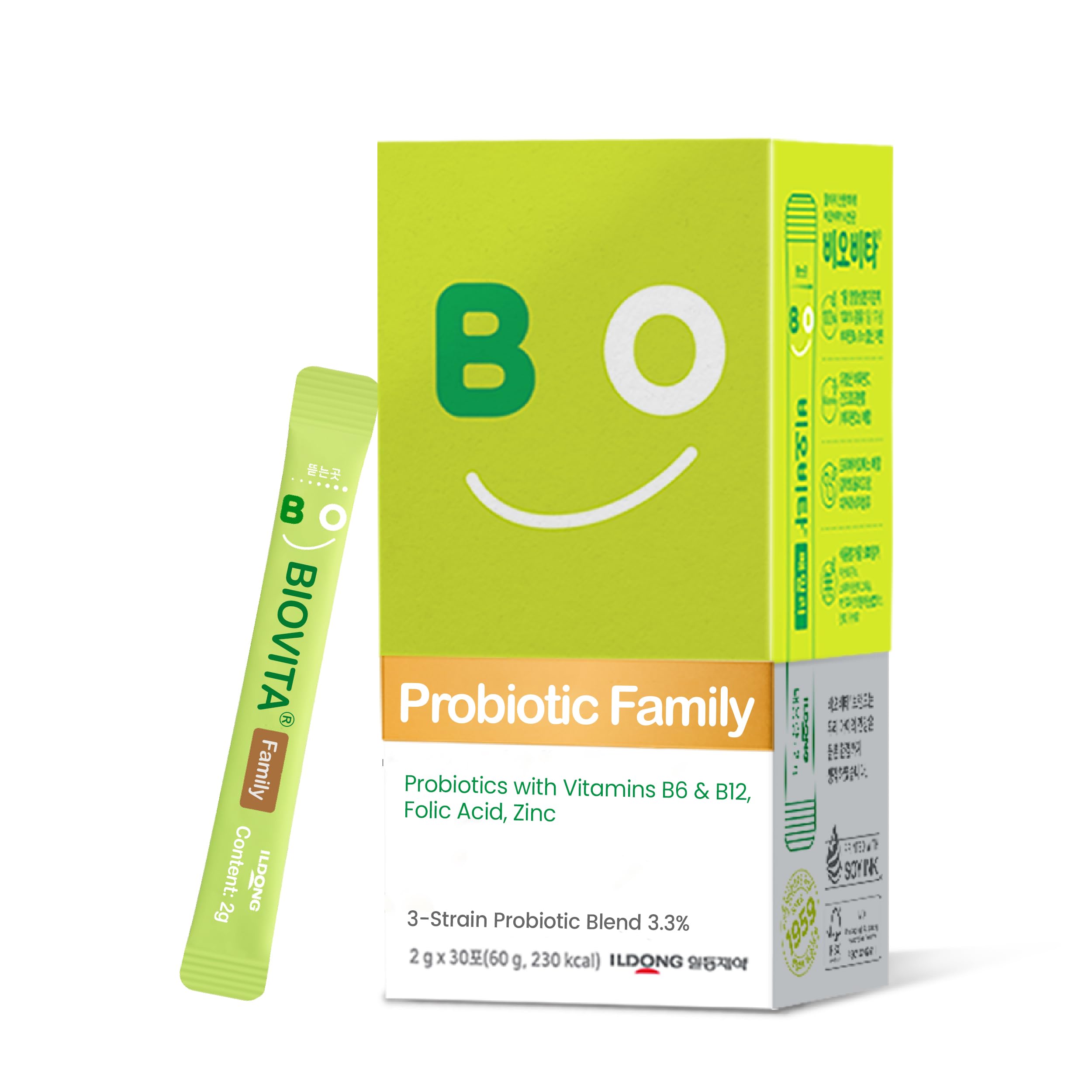Family Probiotics Powder (30 Sticks, 30 Days) - Support Healthy Immune ...