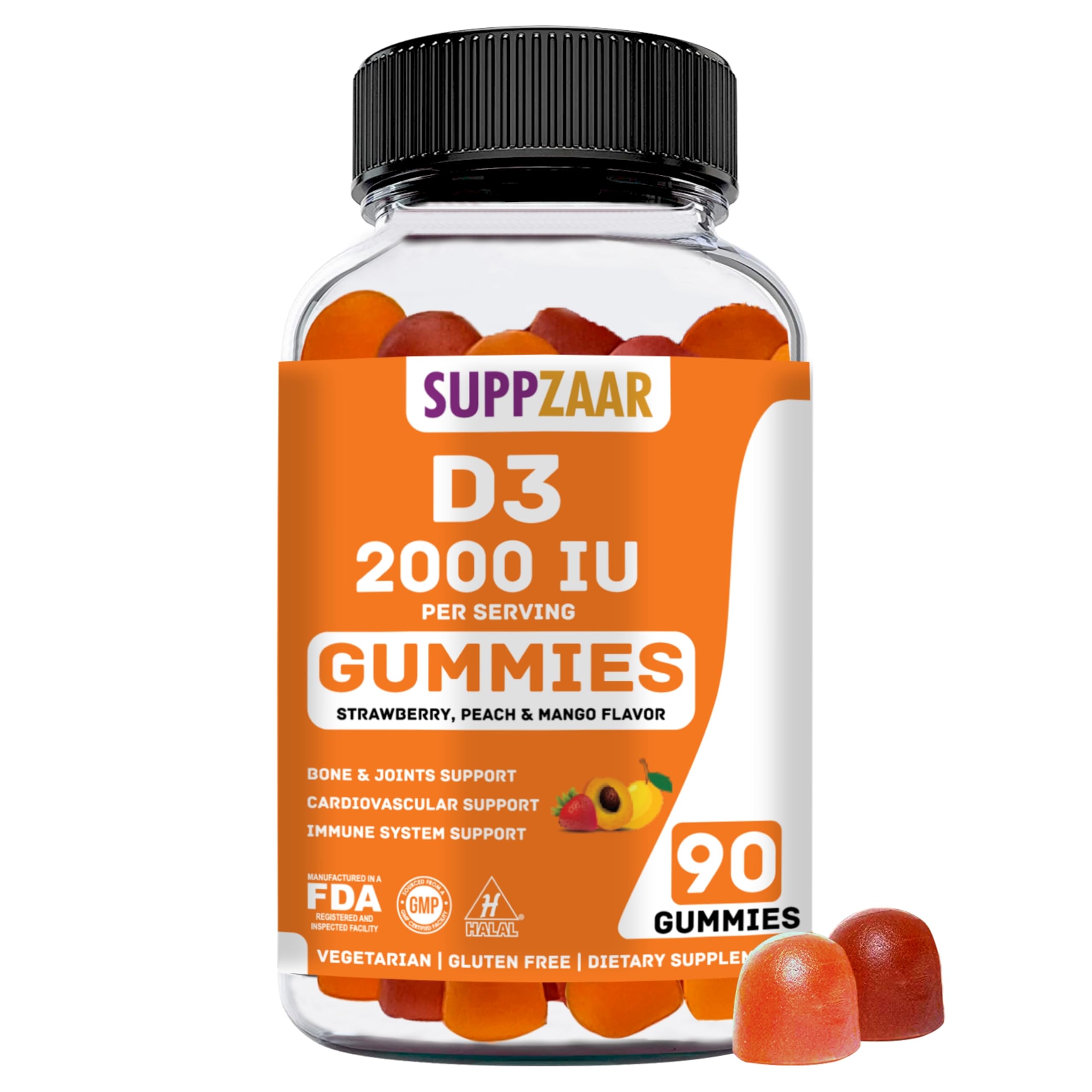 Vitamin D Gummies. Vegetarian Vitamin D3 Gummies Made for Adults & Kids ...