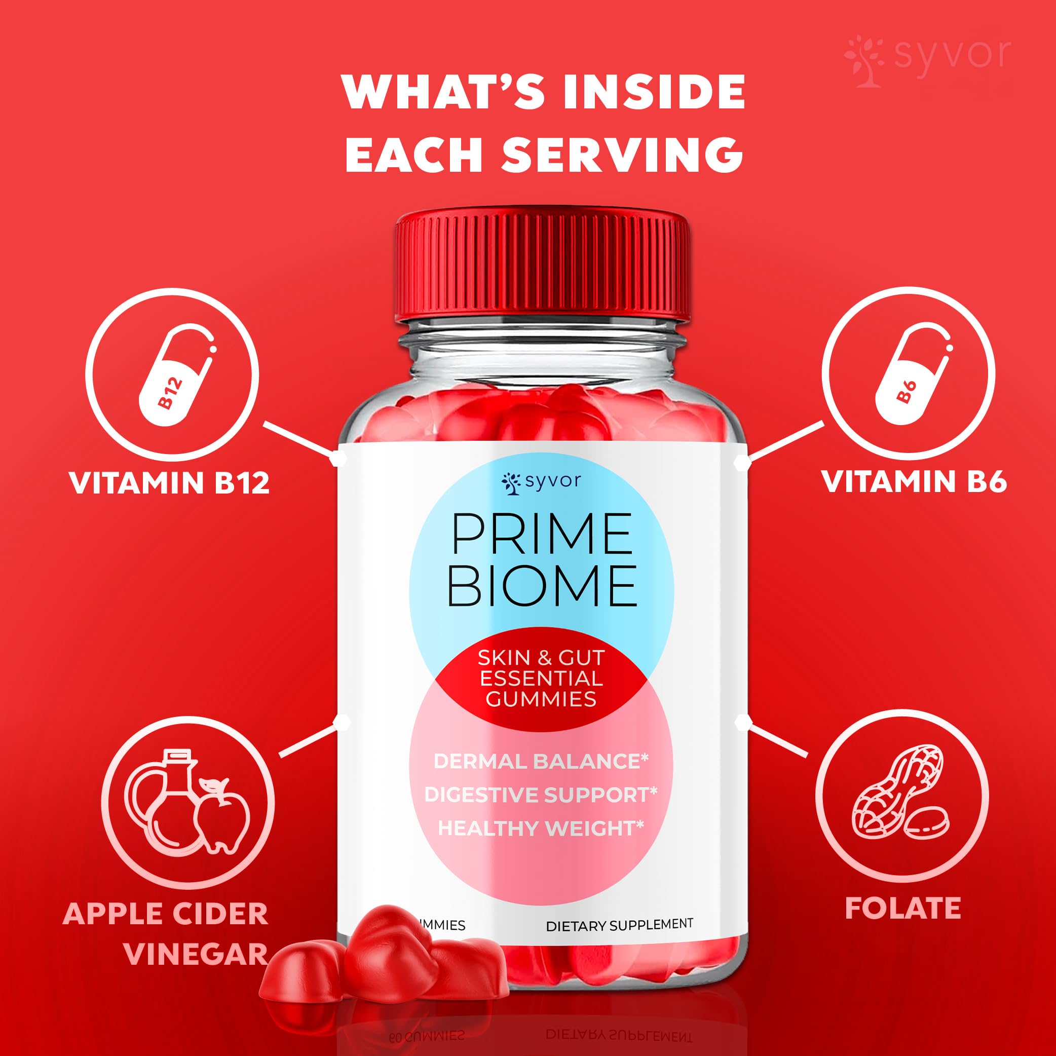 Prime Biome Gummies - Prime Biome Skin & Gut Support Probiotic Gummy ...