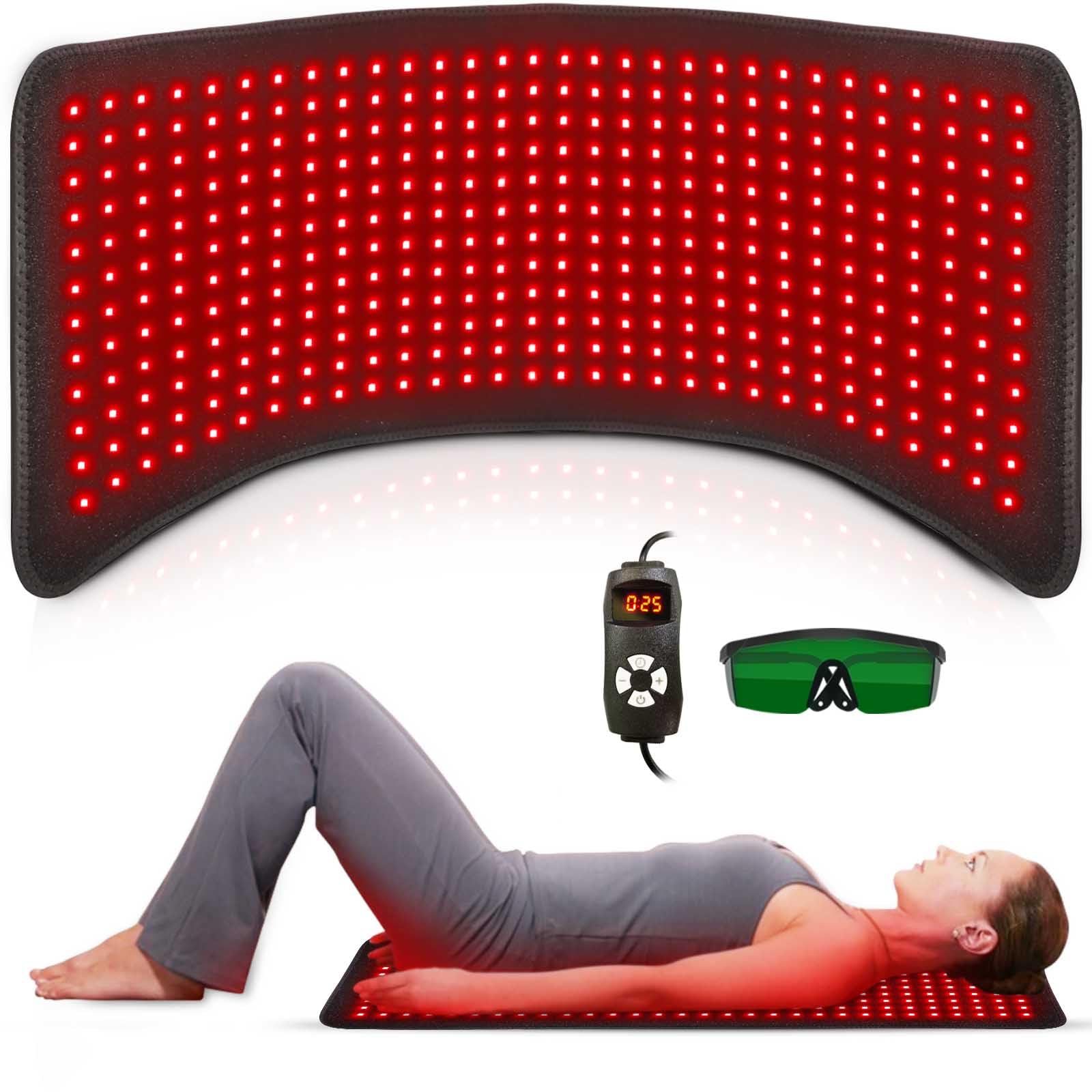 Red Light Therapy, Infrared Light Therapy Large Wrap Pad 360LEDs for ...