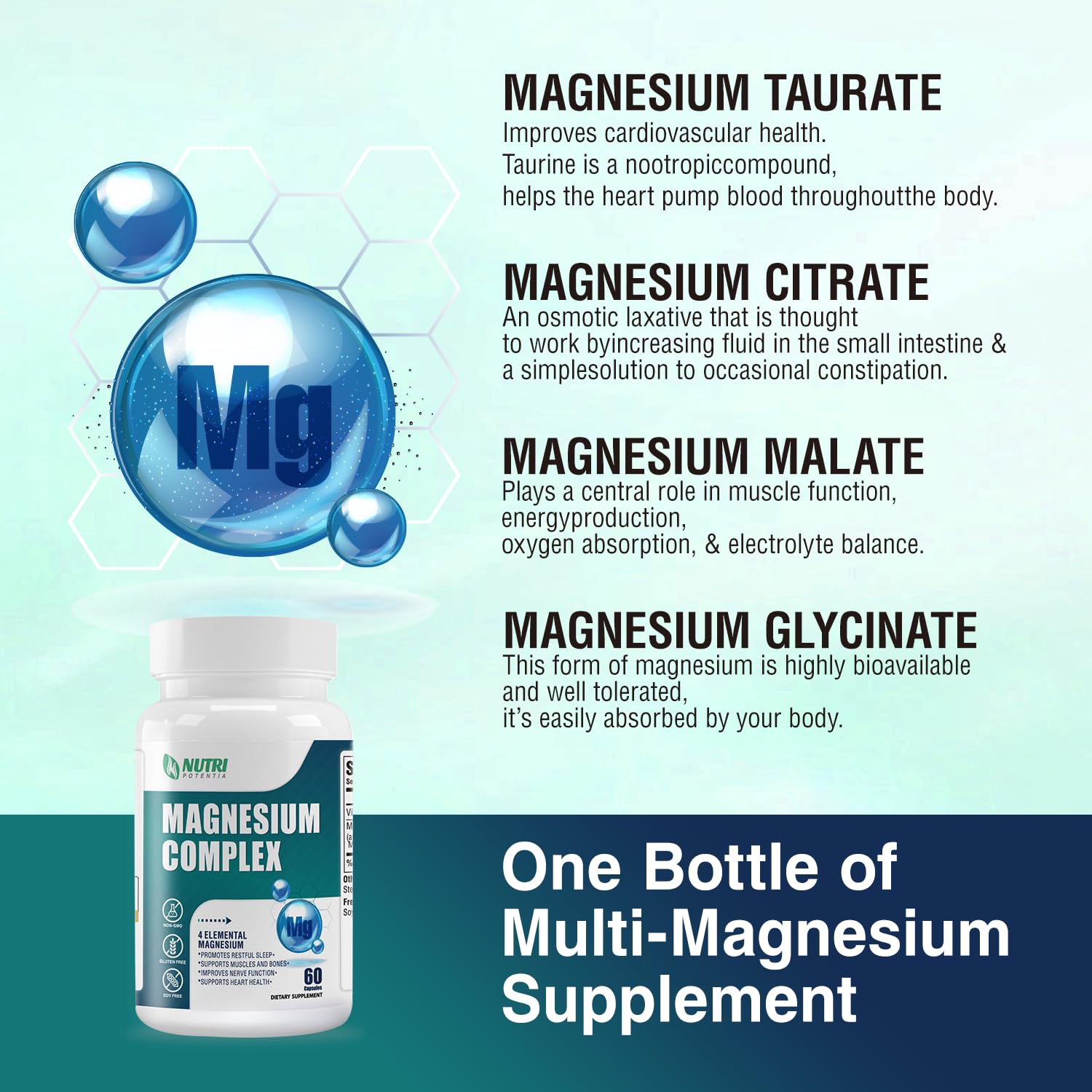 Magnesium Breakthrough Complex Supplement - High Absorption Magnesium ...