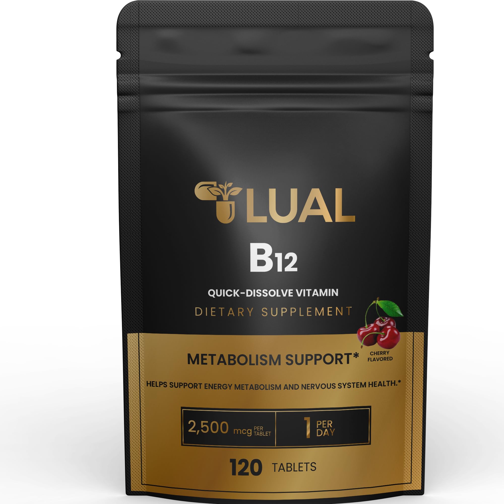 LUAL Vitamin B12 Quick-Dissolve Tablets Dietary Supplement | Vitamin ...