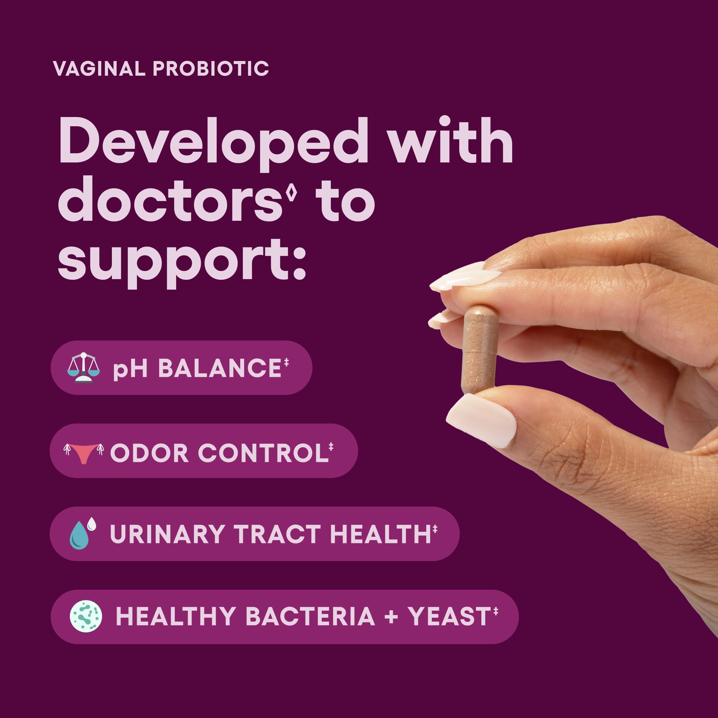 Physician's CHOICE Vaginal Probiotic + 60 Billion probiotic 30ct Bundle ...