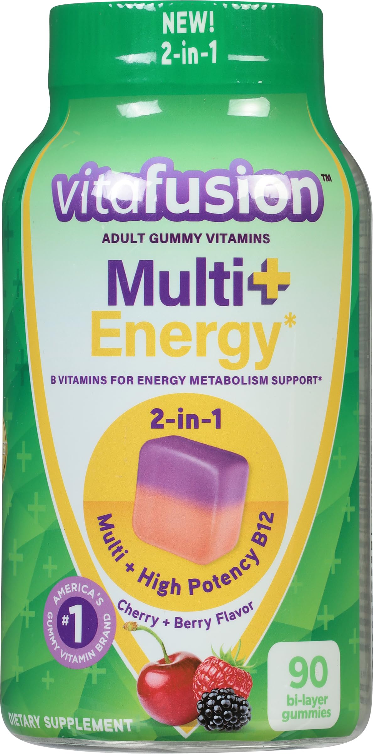 Vitafusion Multi + Energy* Gummy Vitamins, Contains B Vitamins to ...