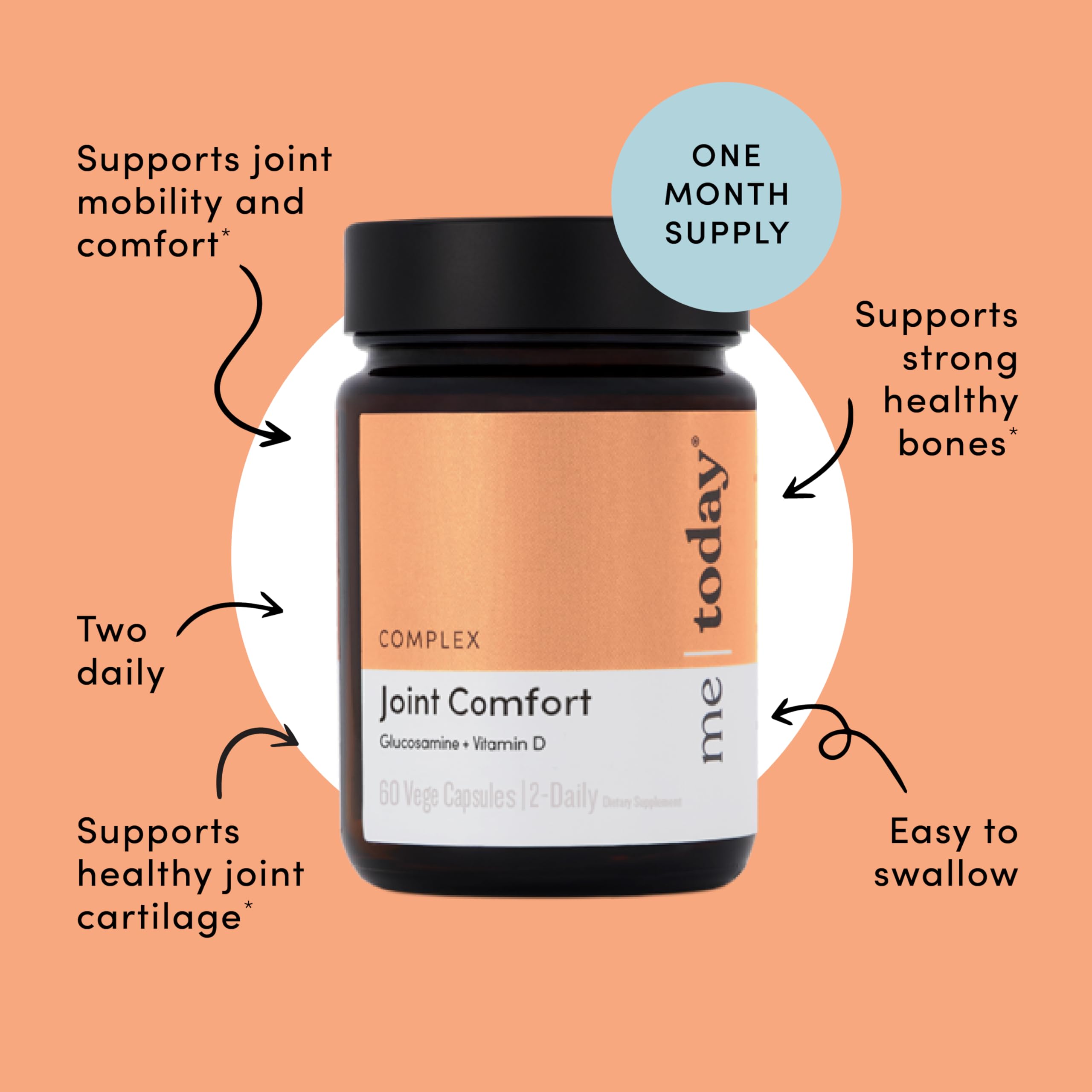 Joint Comfort Supplement with Glucosamine, Vitamin D and Chondroitin ...