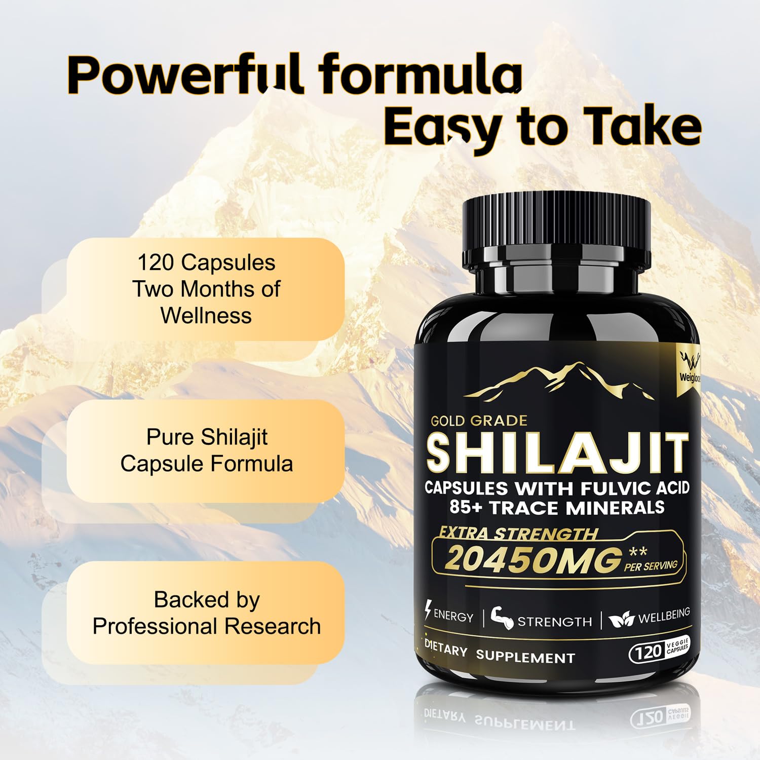 Shilajit for Men - Pure Shilajit Capsules – Organic Himalayan Shilajit ...