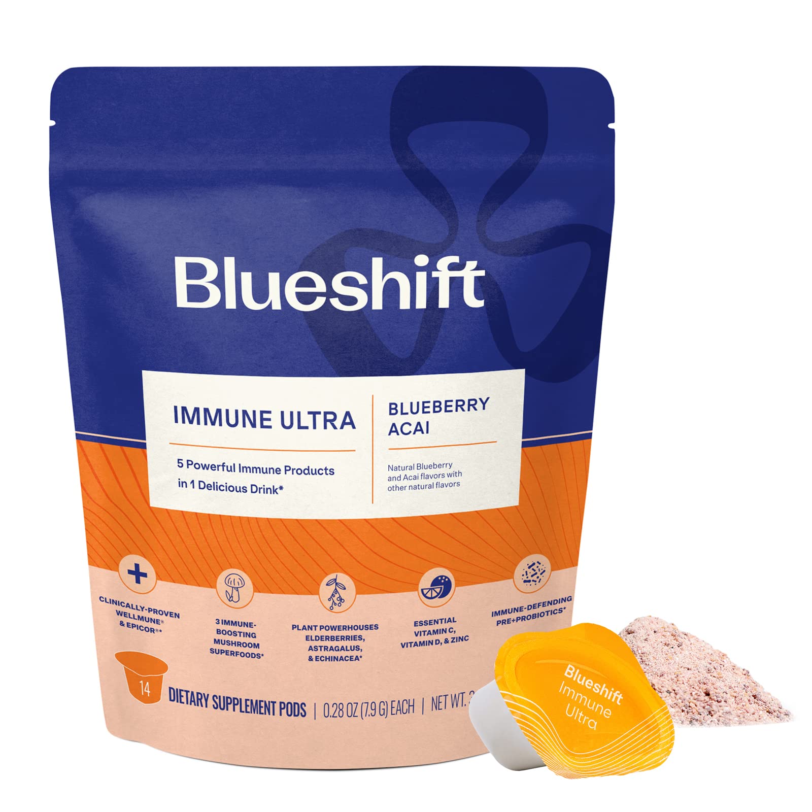 Blueshift Immune Ultra & Turmeric Citrus Medley Bundle - Immune Support ...