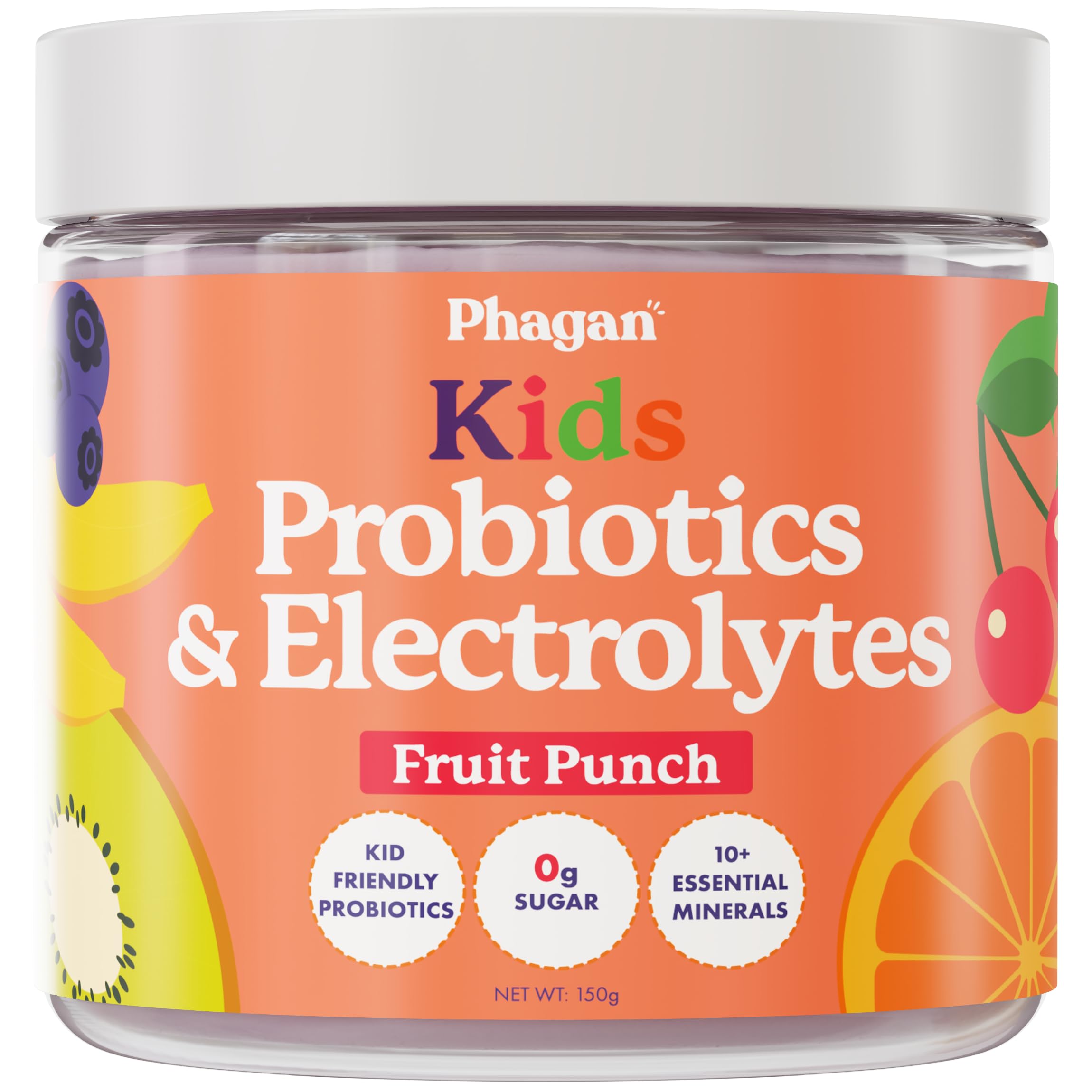 Kids Probiotic and Electrolytes Powder - Electrolyte Powder for ...