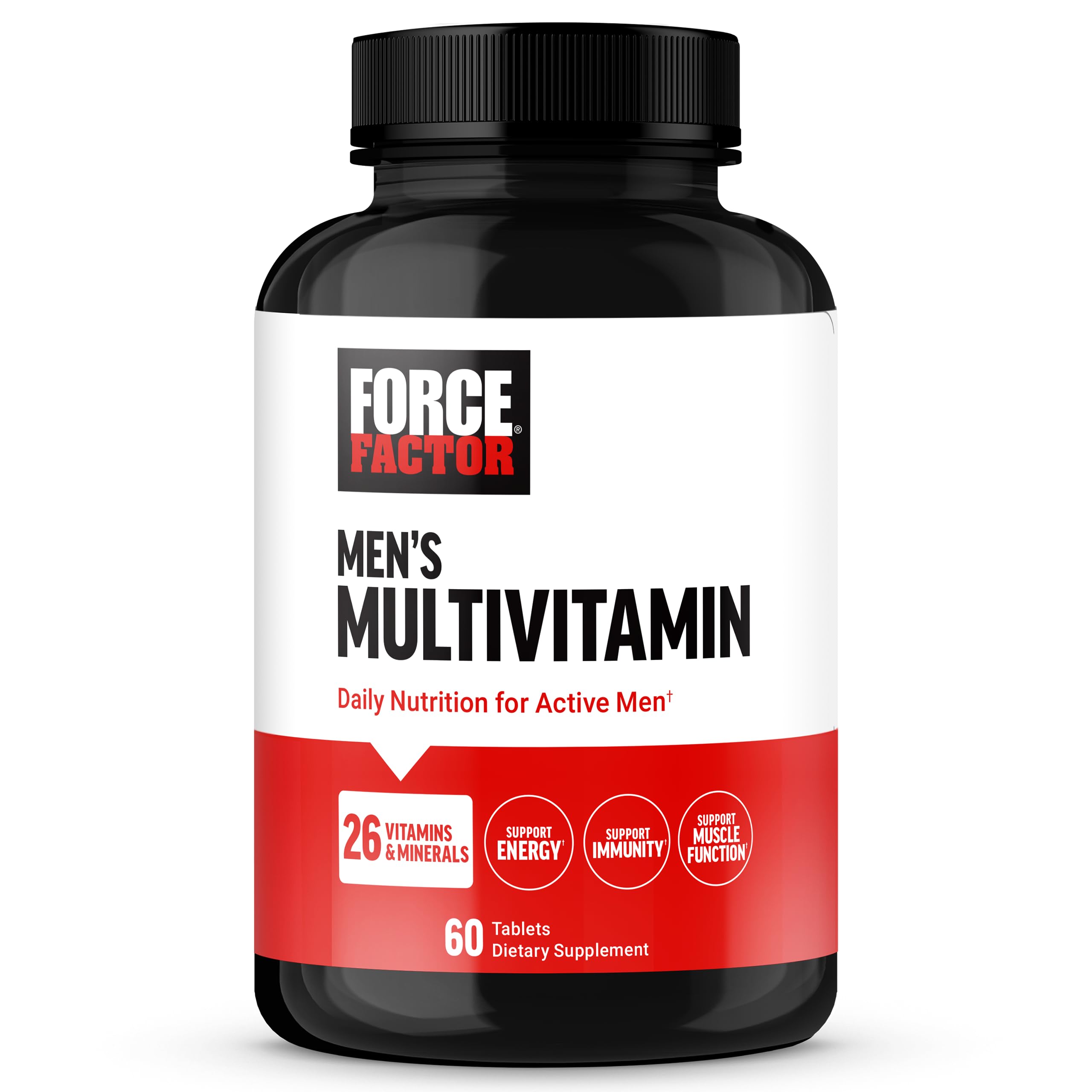 Force Factor Men’s Multivitamins, Multivitamin for Men Plus Amino Acids ...