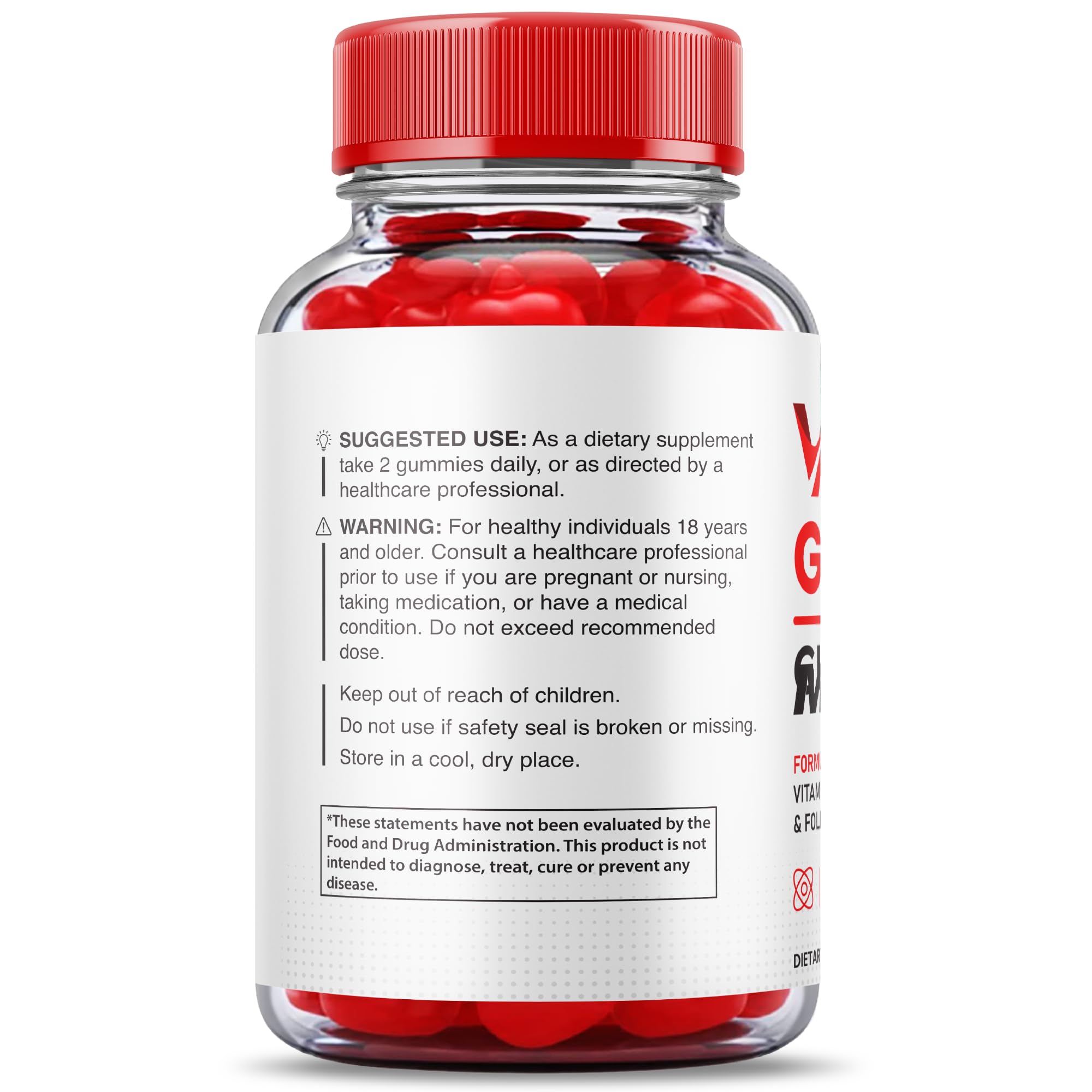 (2 Pack) Vital Grow XL Gummies - Official Formula - Vial Grow XL ...