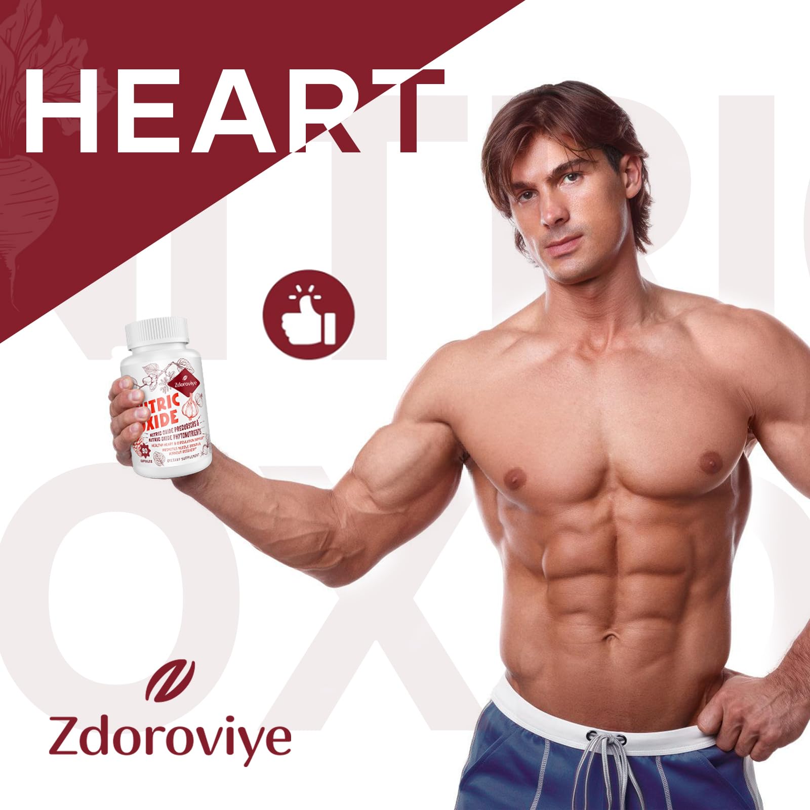 Nitric Oxide Supplement for Men, Nitric Oxide Precursor & Phytonutrient ...