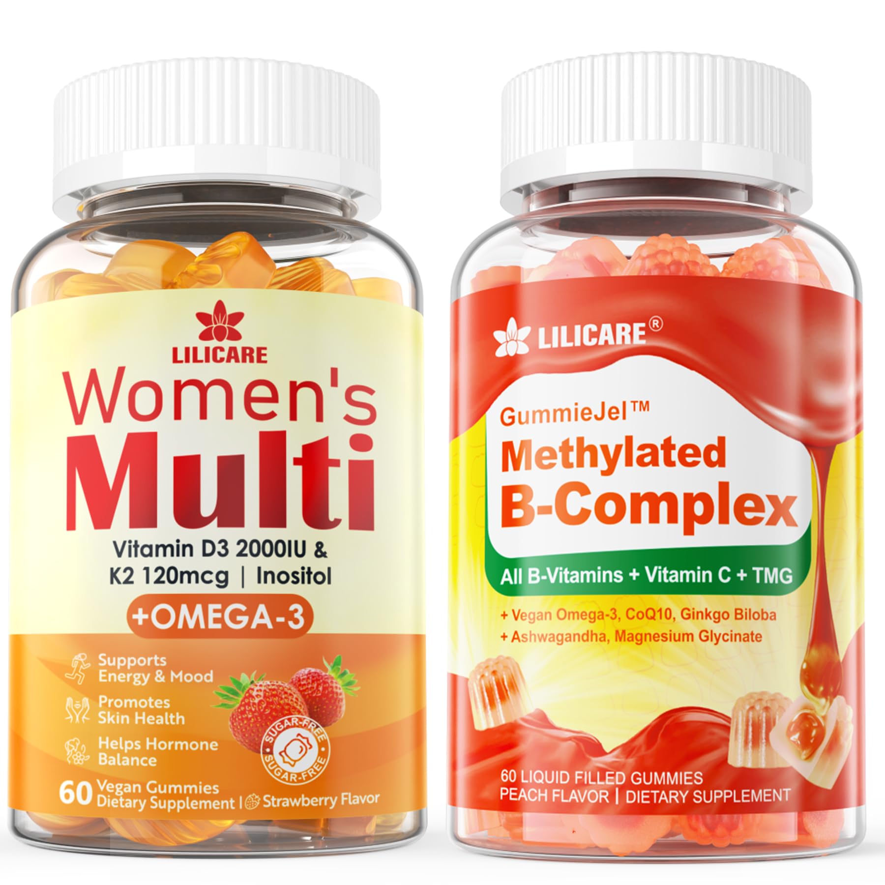 Vitamin B Complex Filled Gummies & Womens Multivitamin Gummies - LifeIRL