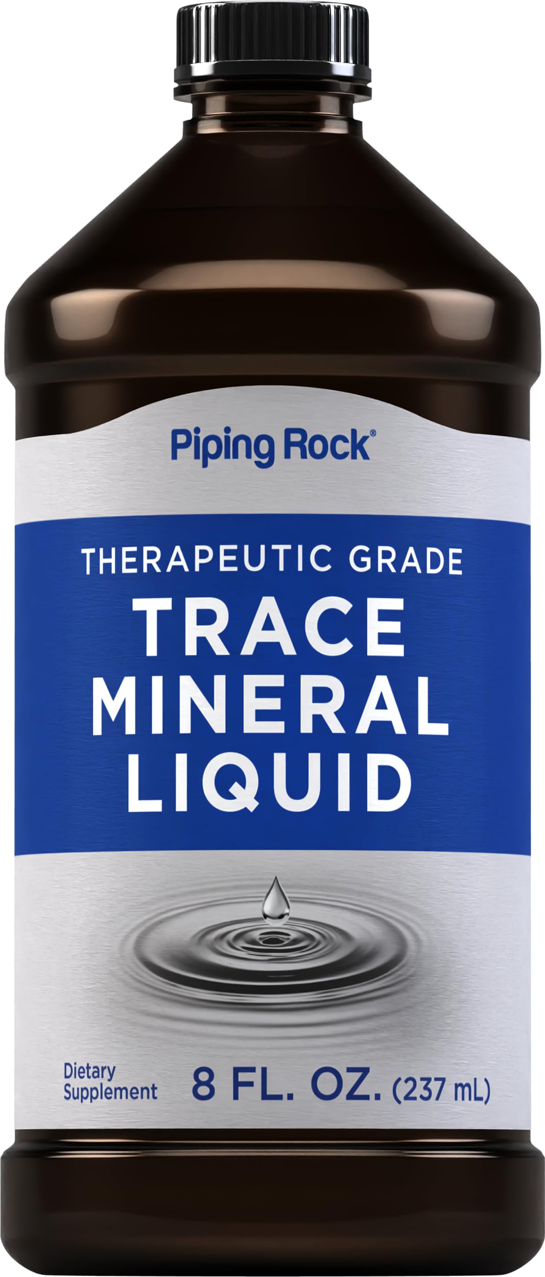 Piping Rock Trace Mineral Liquid Drops | 8 fl oz | Therapeutic Grade ...