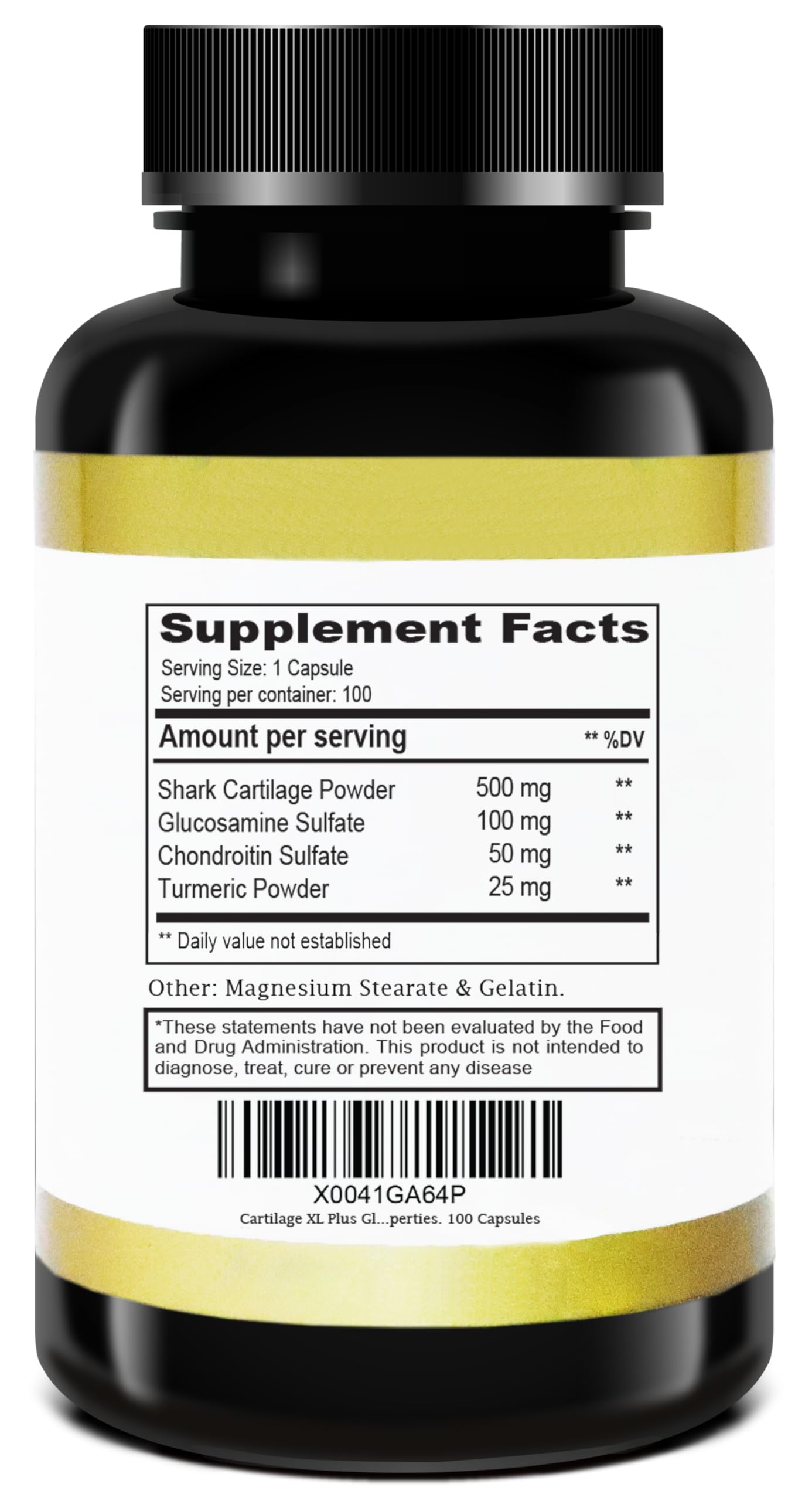 Cartilage XL Plus Glucosamine, Chondroitin & Turmeric. Joint Support ...