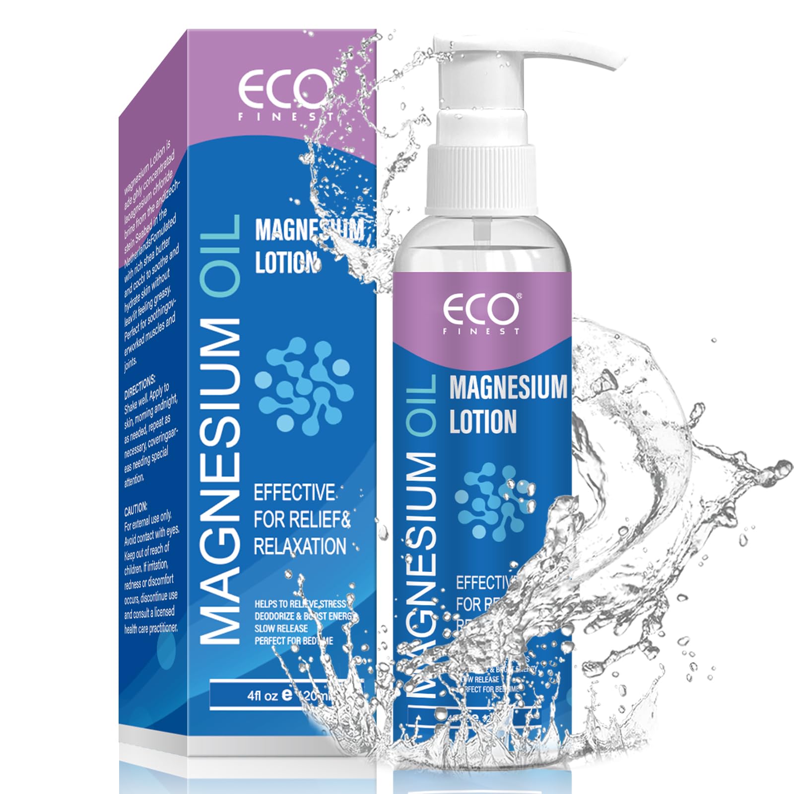 Pure Magnesium Oil Lotion, Topical Magnesium Spray Magnesium Oil for ...