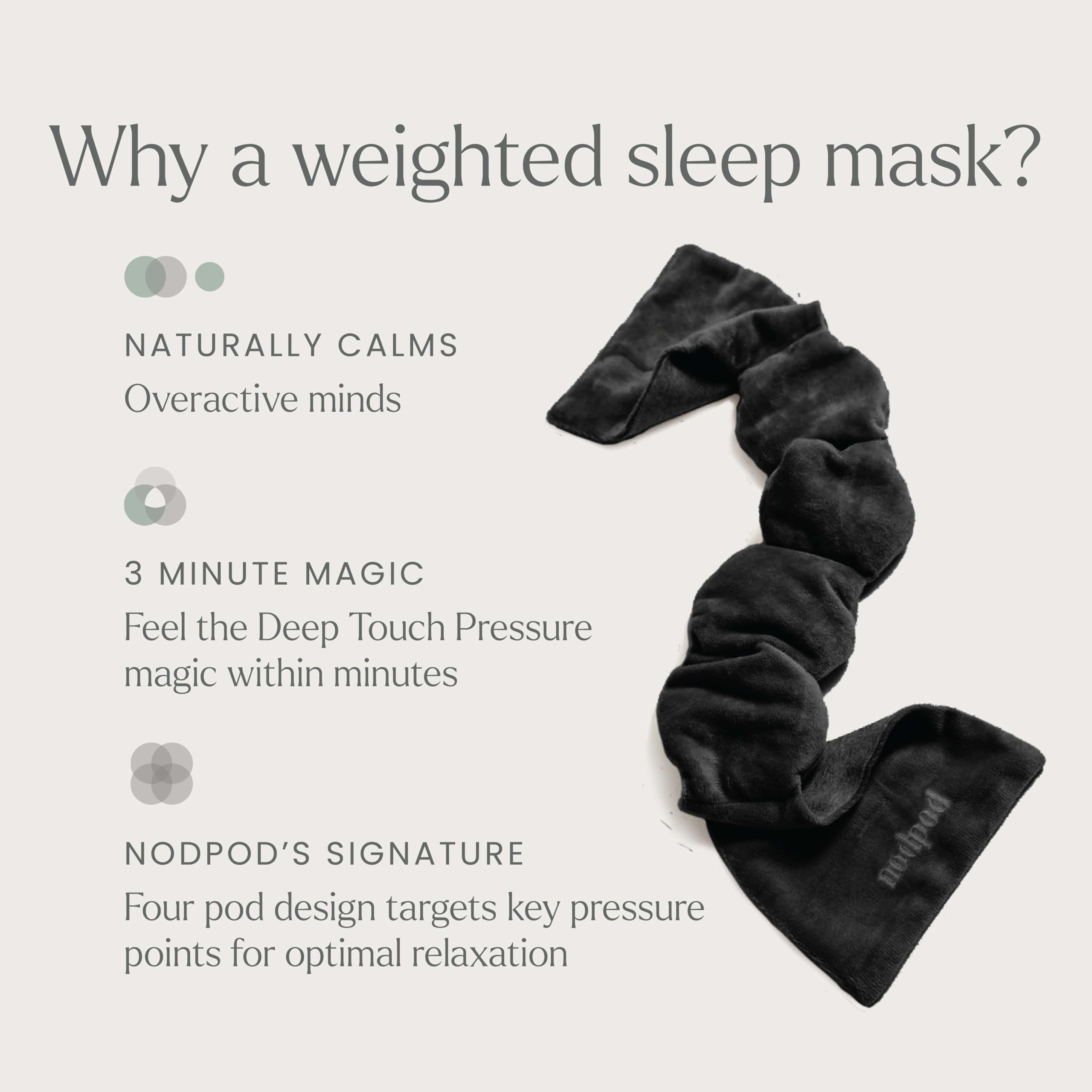 Nodpod Gentle Pressure Sleep Mask | Patented Light Blocking Design for ...