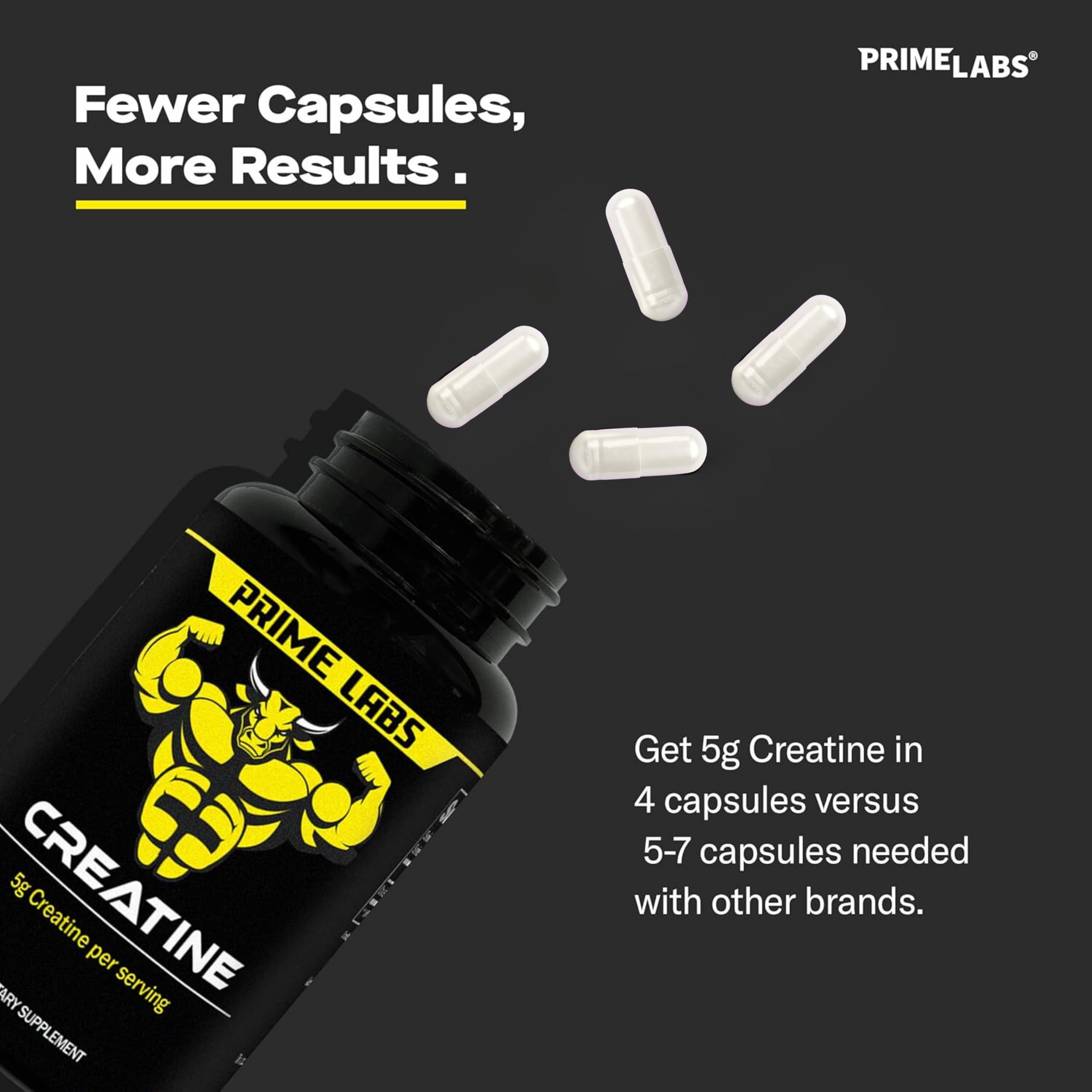 Prime Labs Prime Test (2-Pack) + Creatine Capsules (120 ct) - LifeIRL