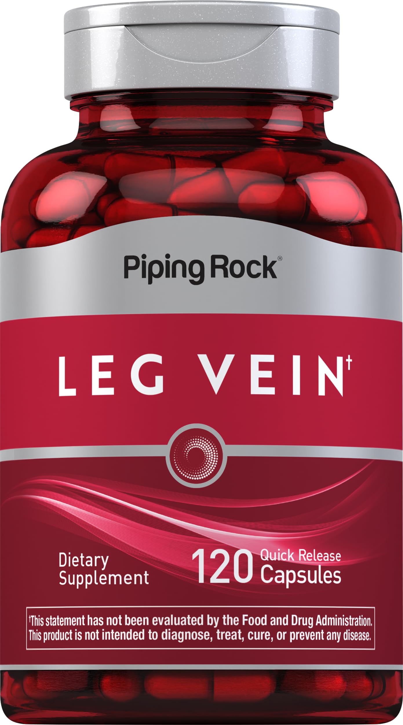 Piping Rock Leg Vein Supplement | 120 Capsules | Supports Healthy Vein ...