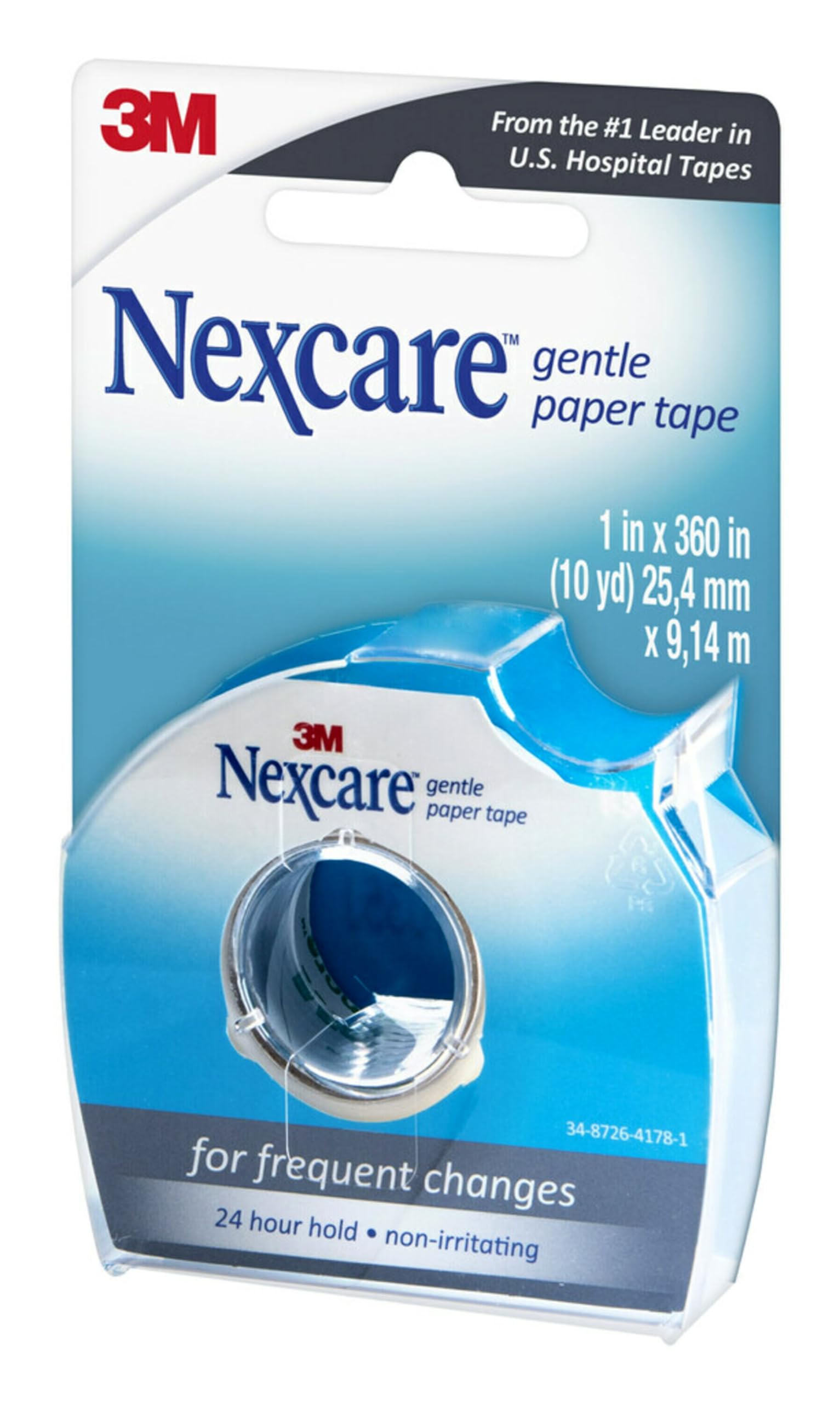 Nexcare Gentle Paper Tape Dispenser, Medical Paper Tape, Secures ...