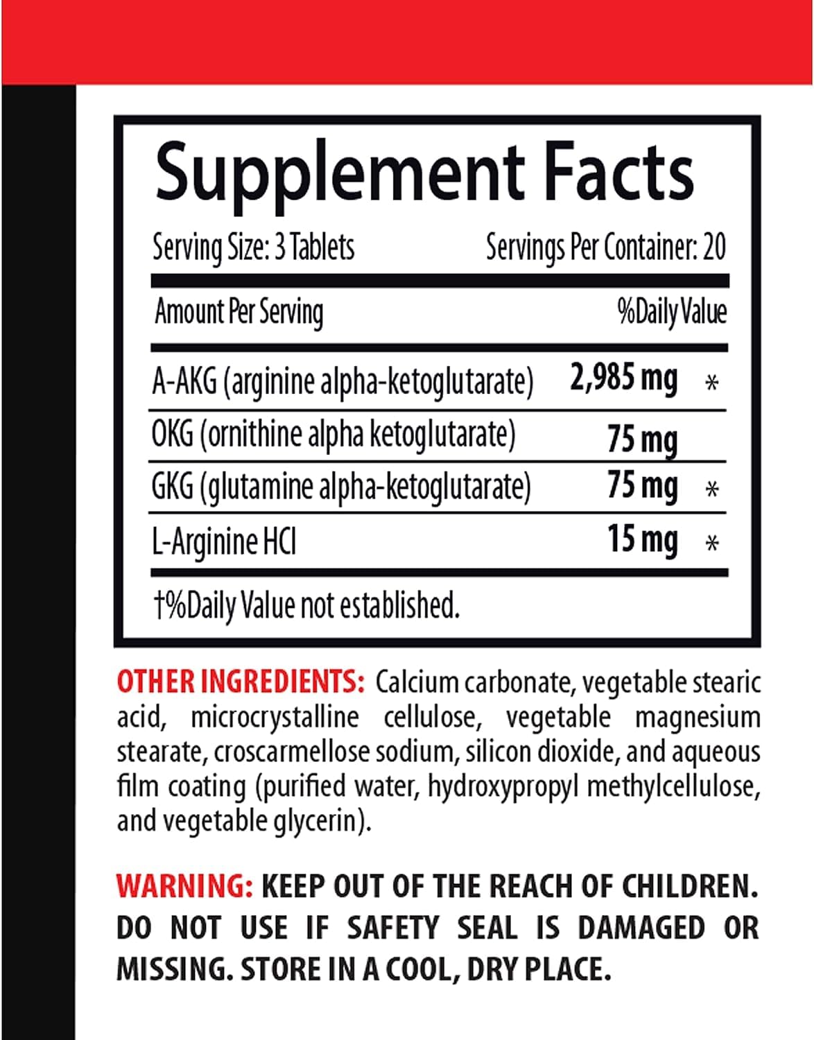 AAKG for better workouts - NITRIC OXIDE UNIQUE COMPLEX - OKG to enhance ...