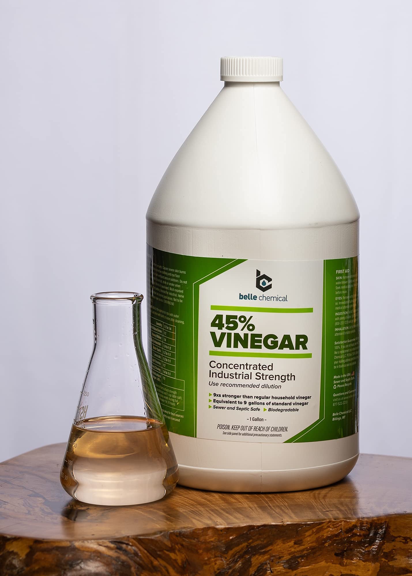 45% Pure Vinegar - Concentrated Industrial Grade (1-Gallon) - LifeIRL