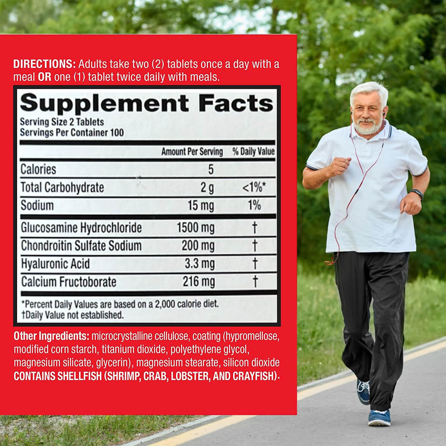 Move Free Advanced Glucosamine Chondroitin + Calcium Fructoborate Joint ...