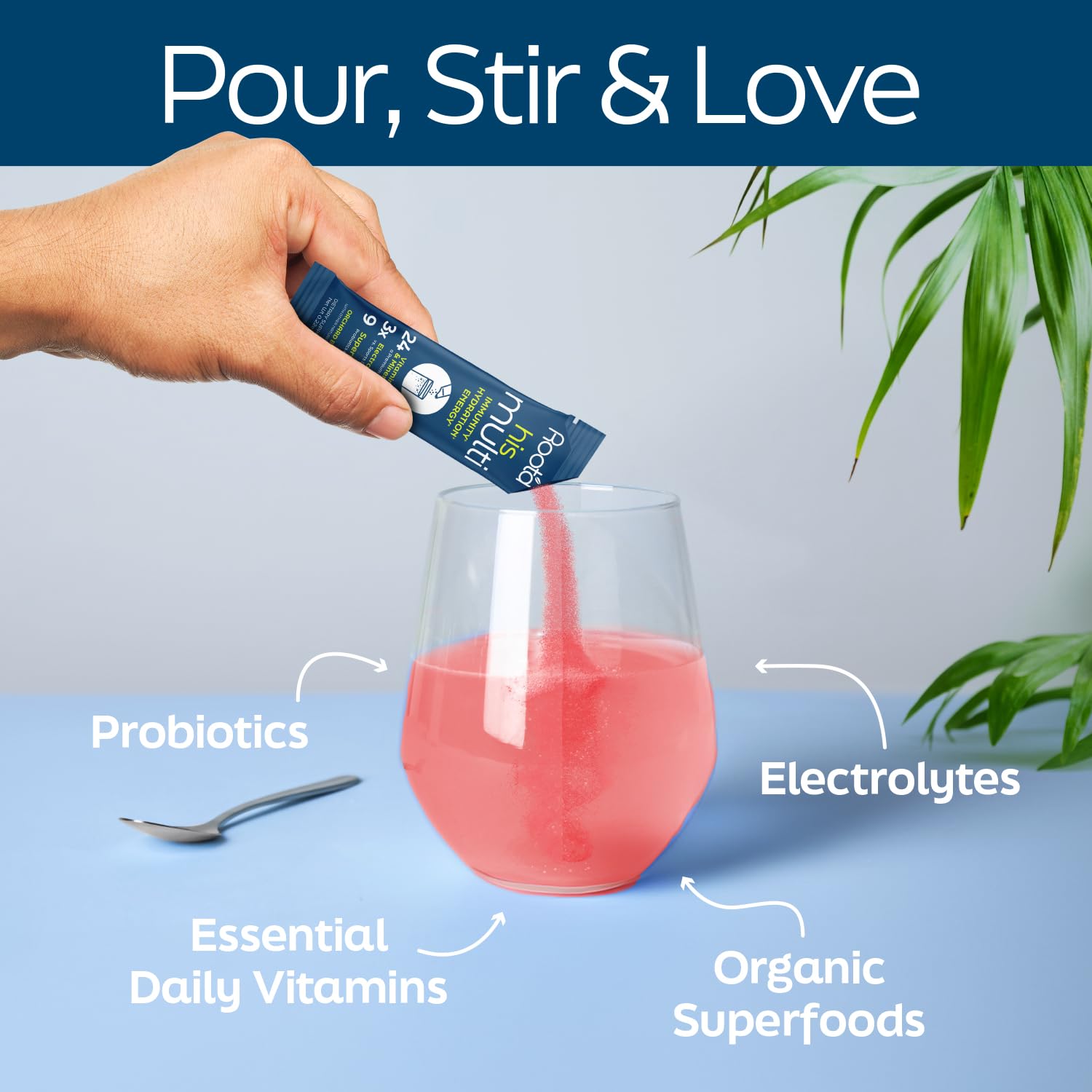 Root'd Prenatal & His Multivitamin Powder Bundle with 3X Electrolytes ...