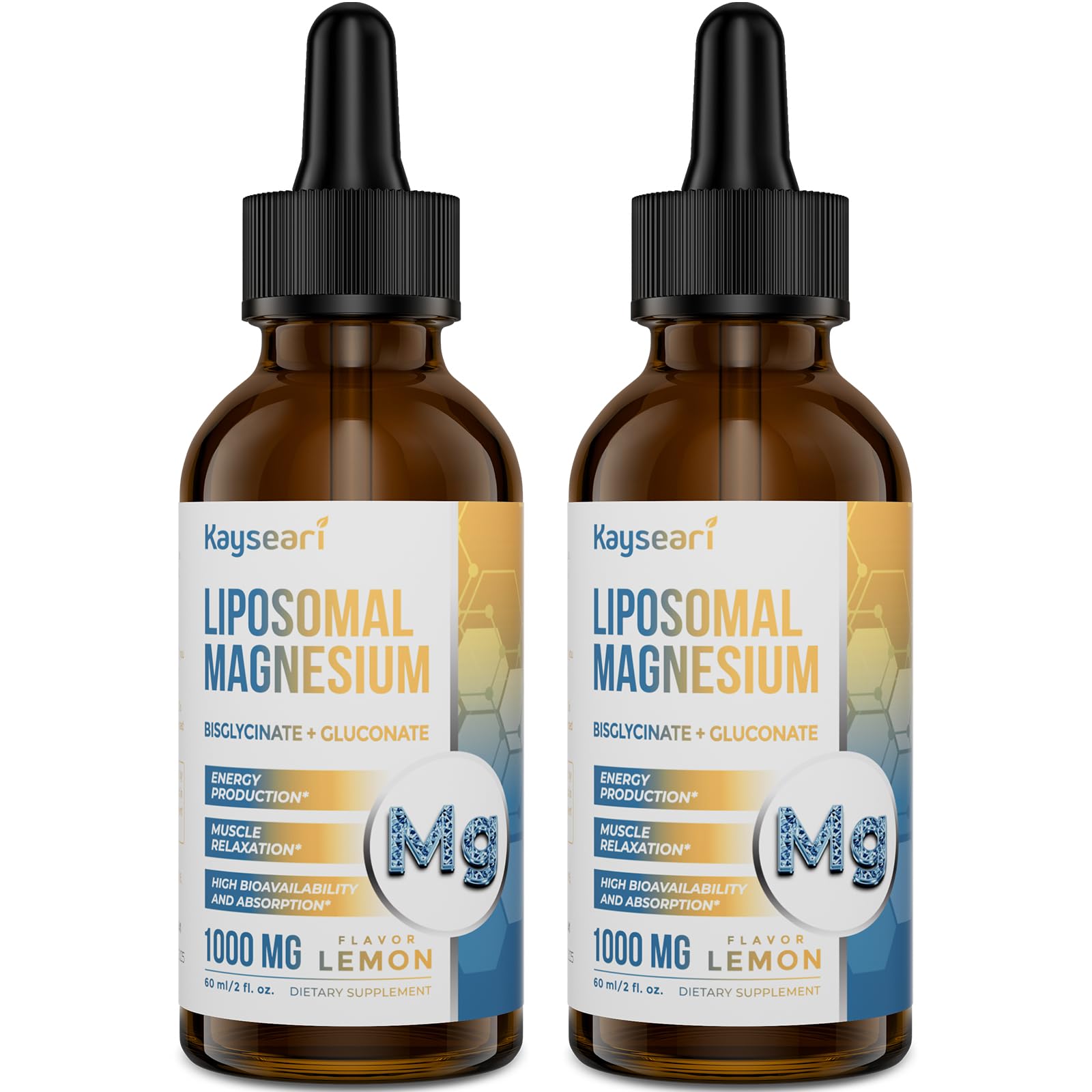 High Strength Liposomal Magnesium Drops, Easily Absorbed Chelated Forms ...