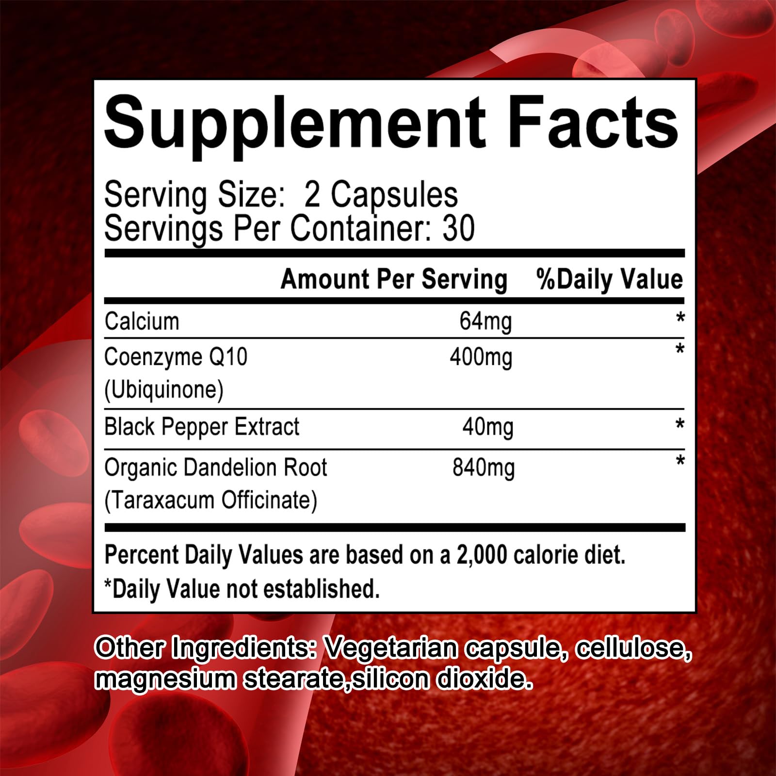 CoQ10 400MG Supplement Per Serving| Coenzyme Q10 Capsules with Organic ...