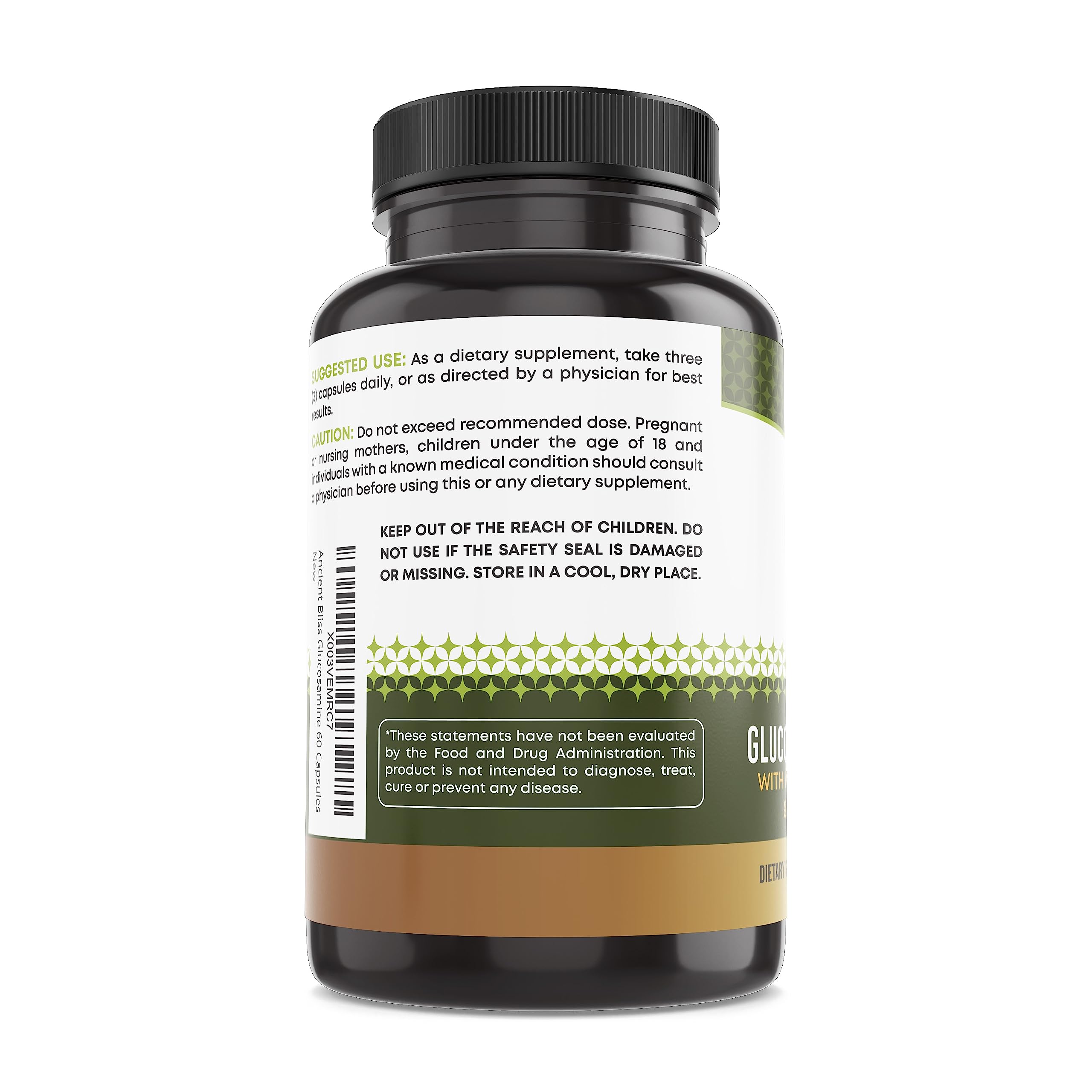 Glucosamine Chondroitin MSM Mobility & Joint Support Supplement for Men ...