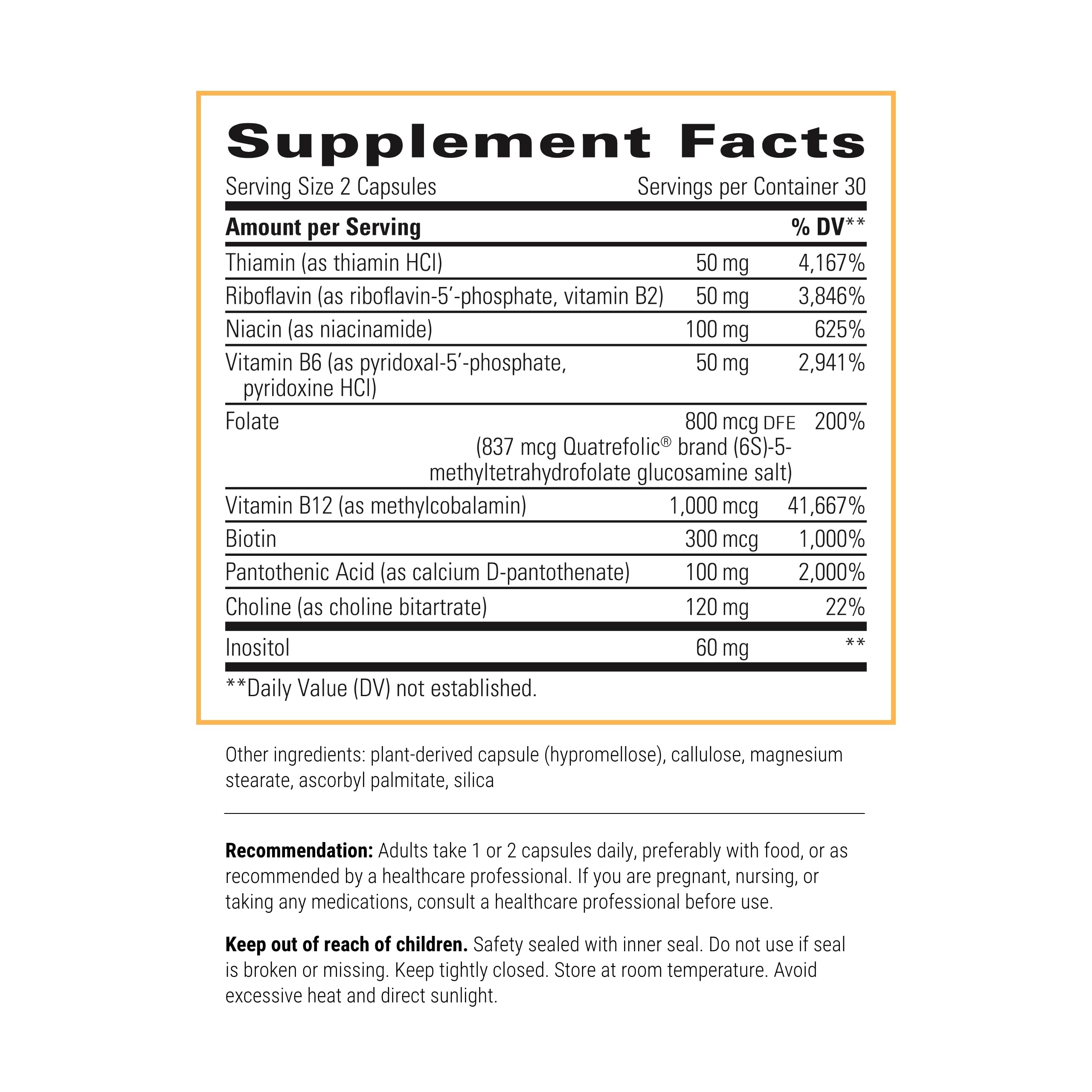 Integrative Therapeutics Bundle with Active B-Complex, 60 Capsules ...