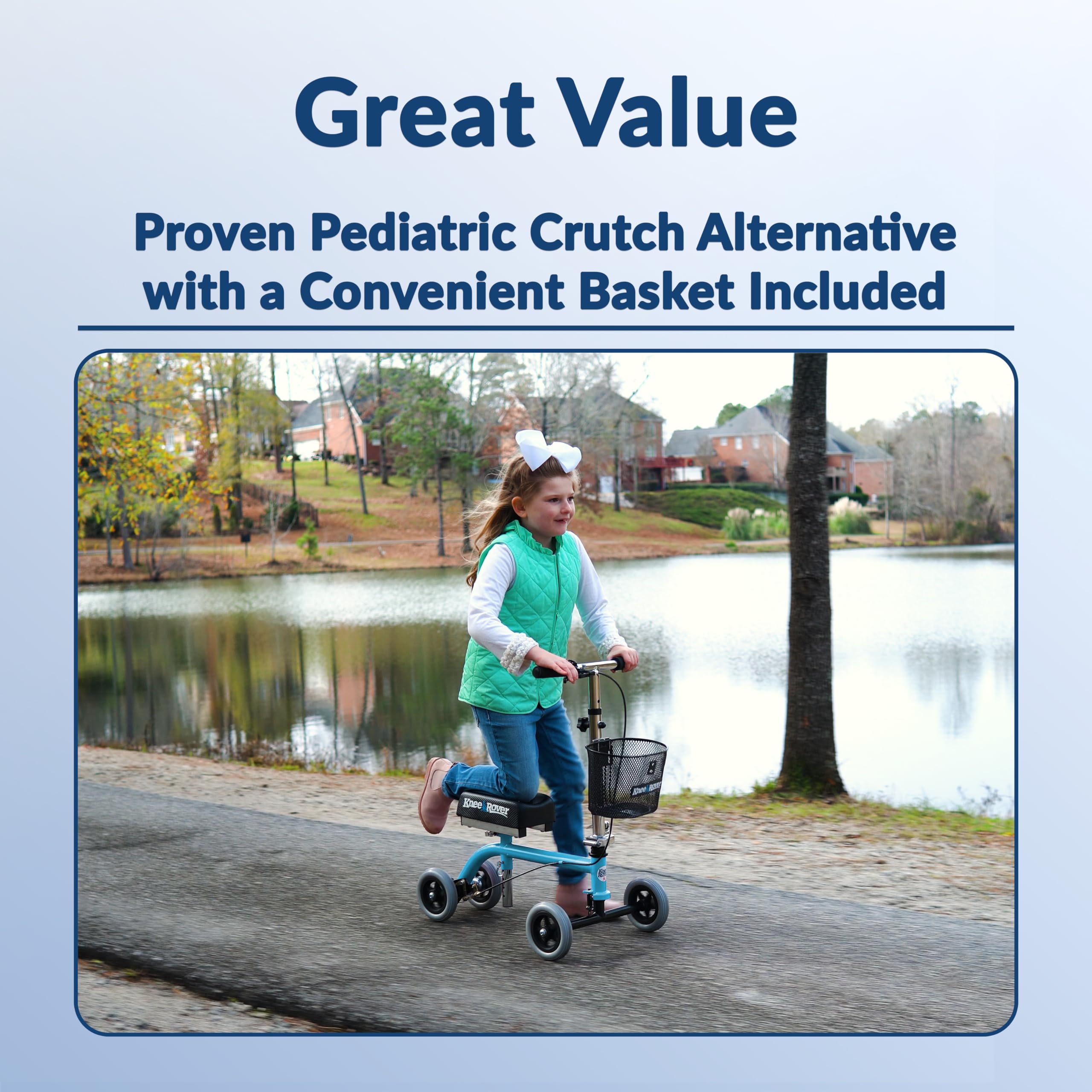 KneeRover Kids Knee Walker Child Knee Scooter for Small Adults for Foot ...
