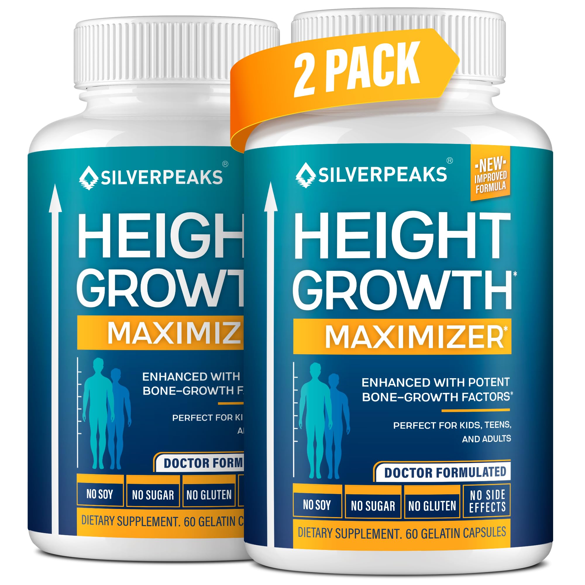 Growth Capsules to Grow Taller - Height Growth Maximizer with Calcium ...