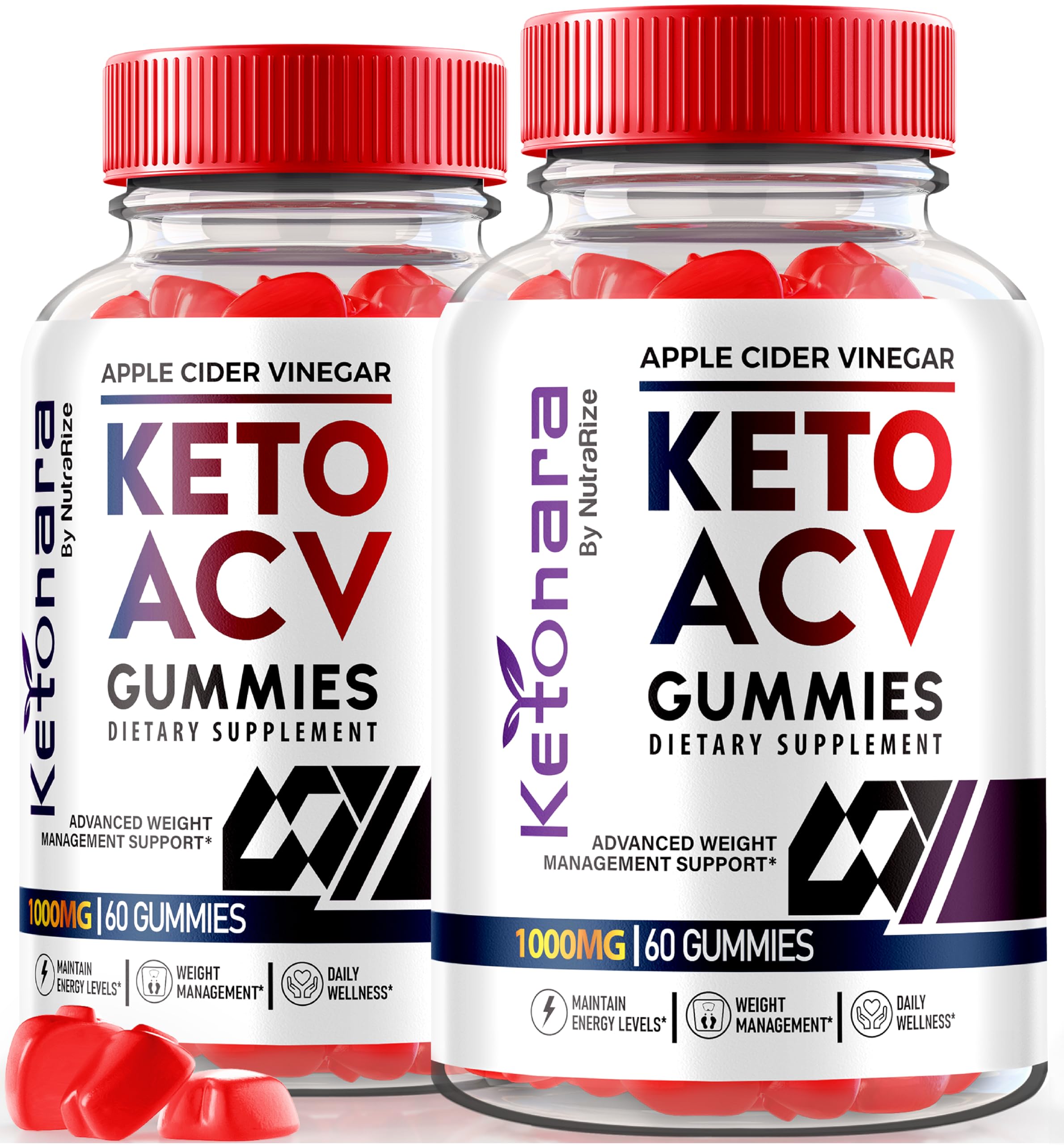 (2 Pack) Ketonara Keto ACV Gummies, Ketonara ACV Keto Formula for ...