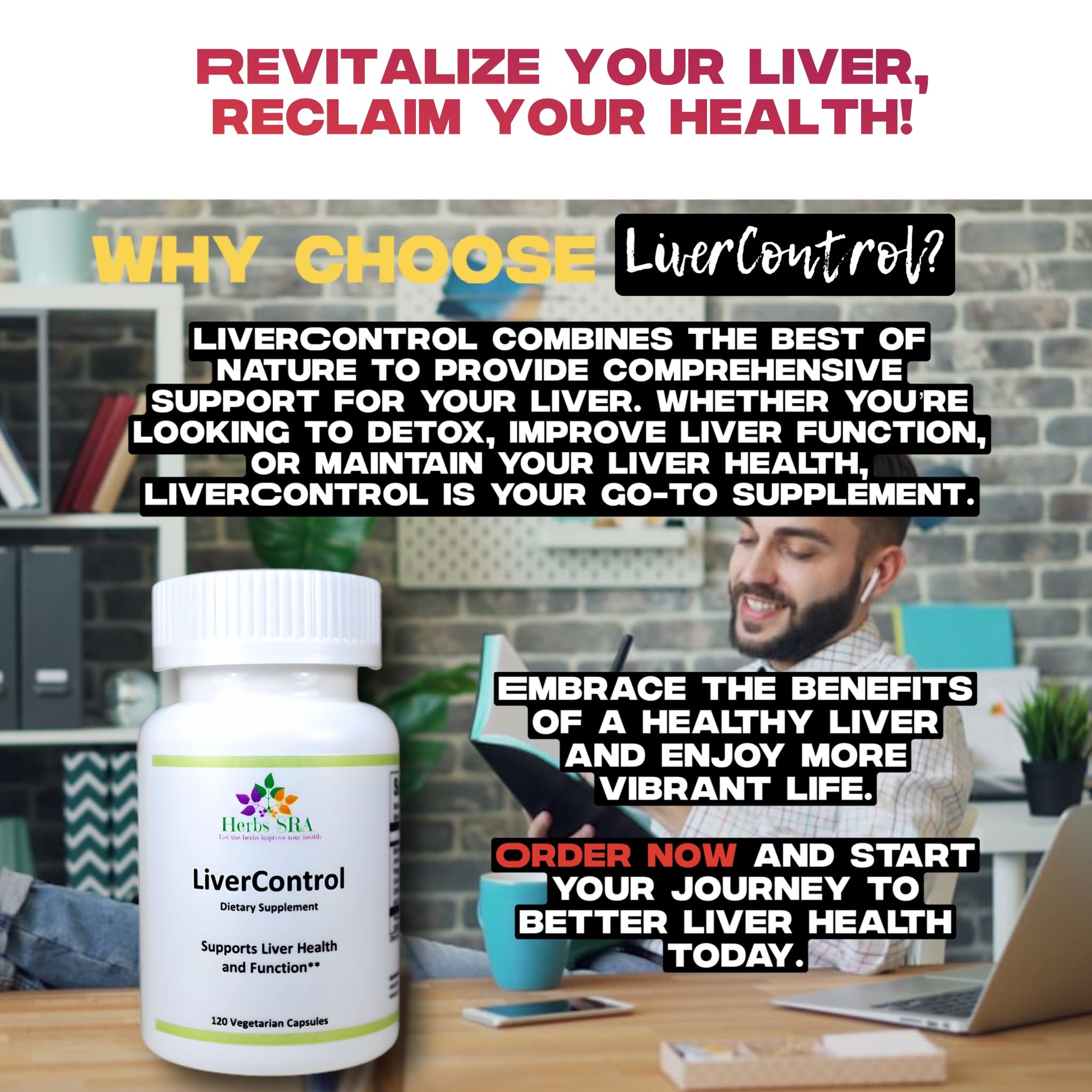 LiverControl - Liver Health Supplement with Burdock Root, Papaya Seed ...