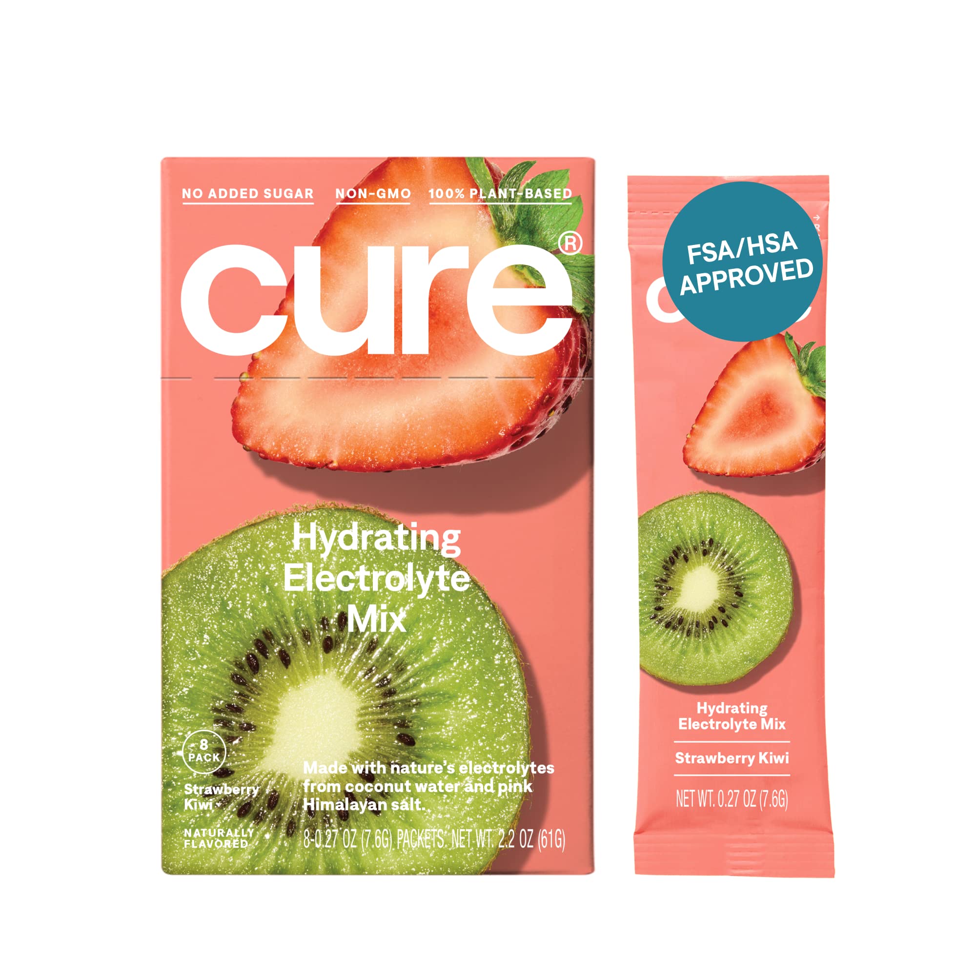 Cure Hydration | Plant-Based Electrolyte Drink Mix | No Added Sugar ...