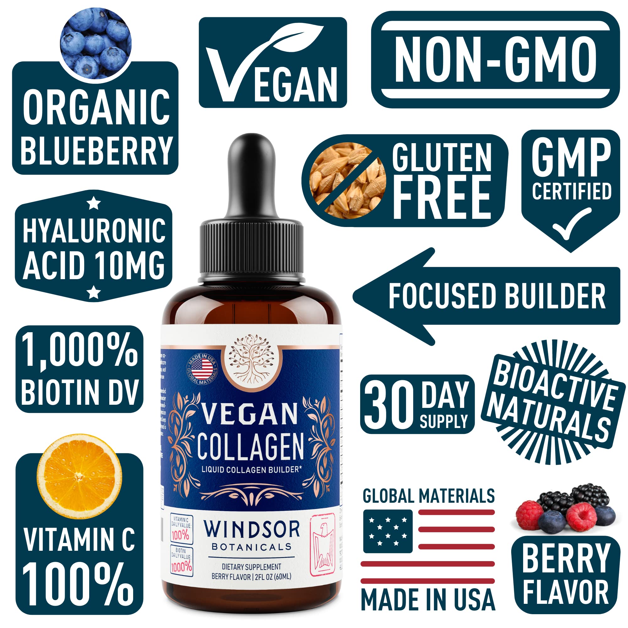Vegan Collagen Tablets and Vegan Collagen Builder Liquid - Enhanced ...