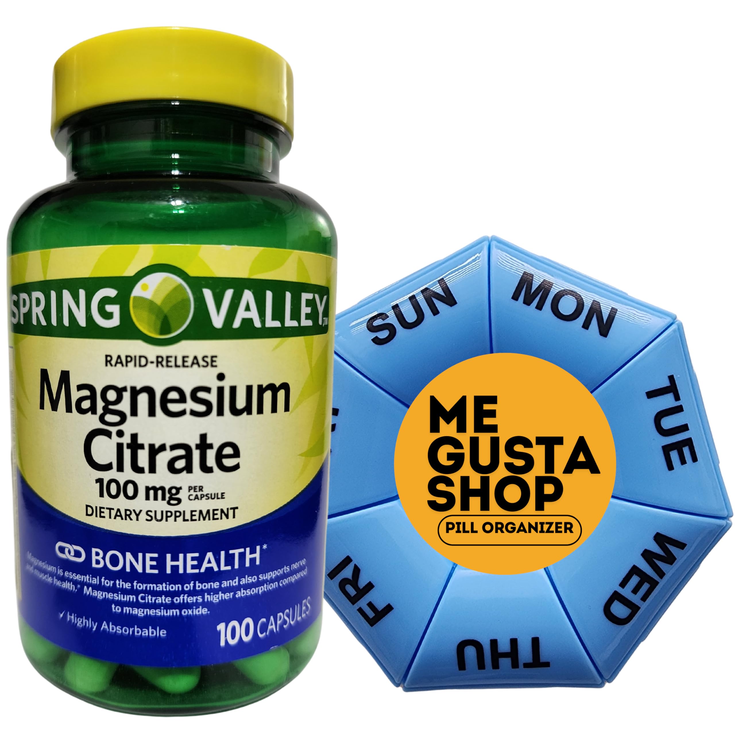Spring Valley Rapid Release Magnesium Citrate Dietary Supplement, 100 ...