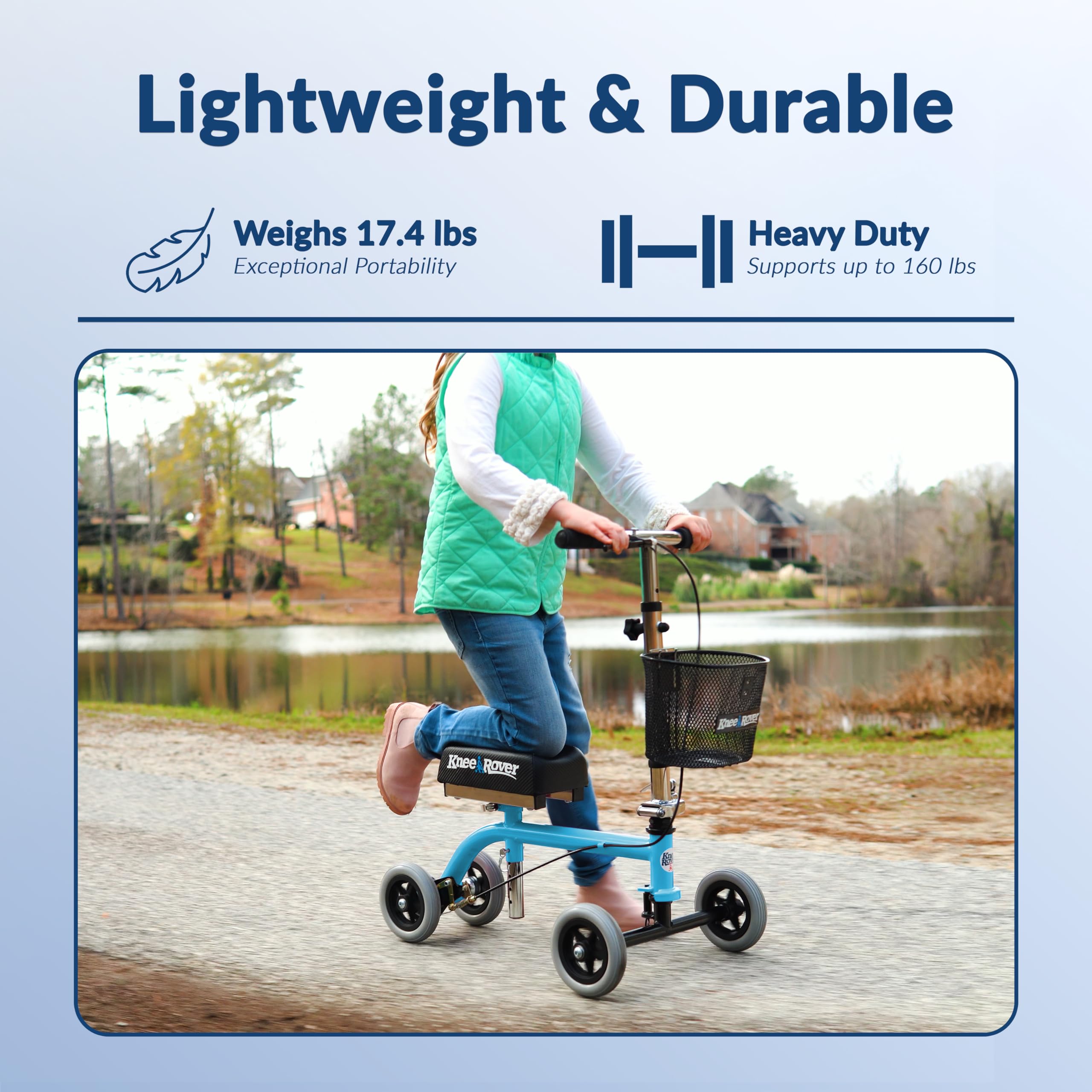 KneeRover Kids Knee Walker Child Knee Scooter for Small Adults for Foot ...