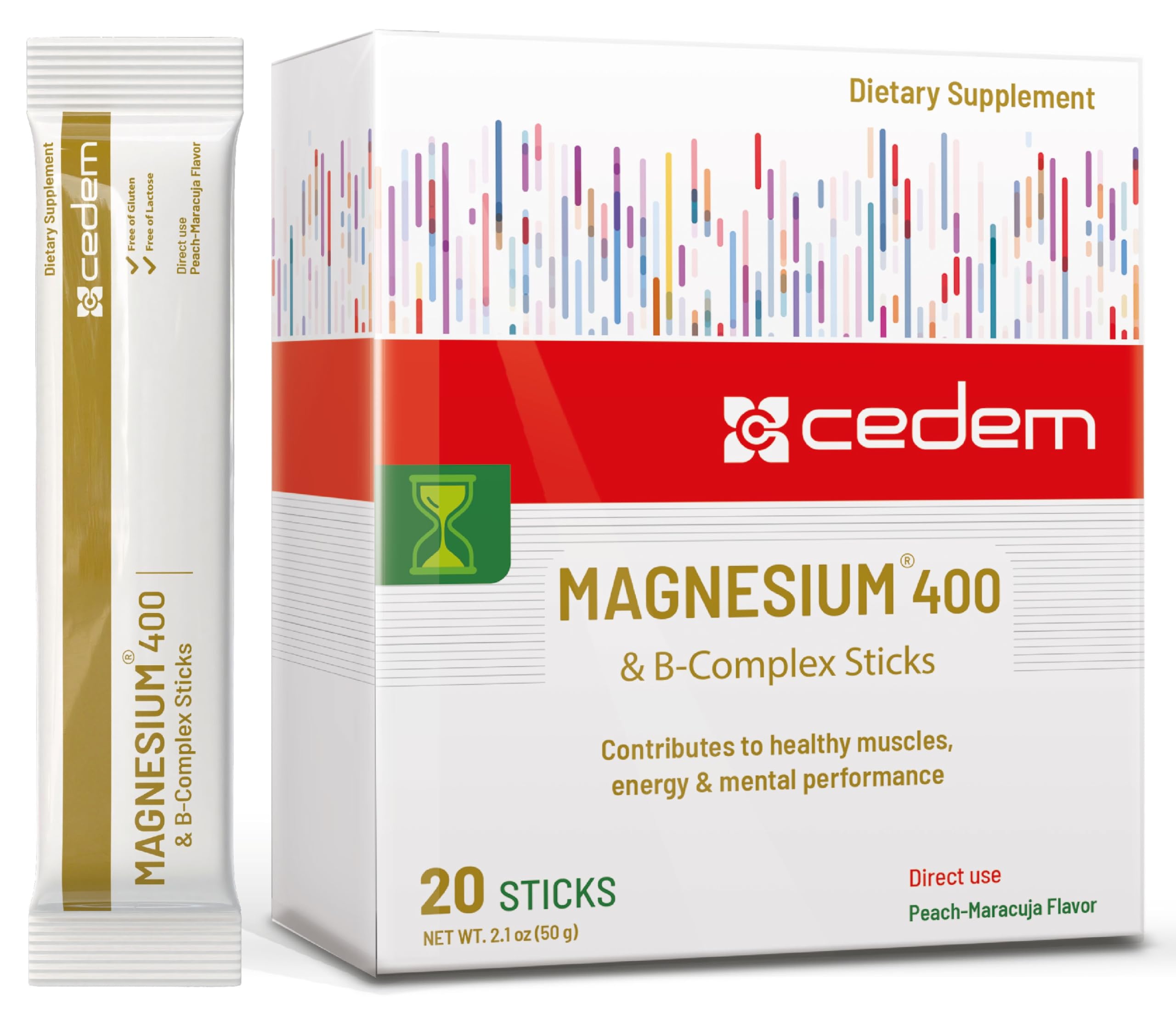 Switzerland Magnesium 400mg Sticks, Peach Flavor, Direct Use on Tongue ...