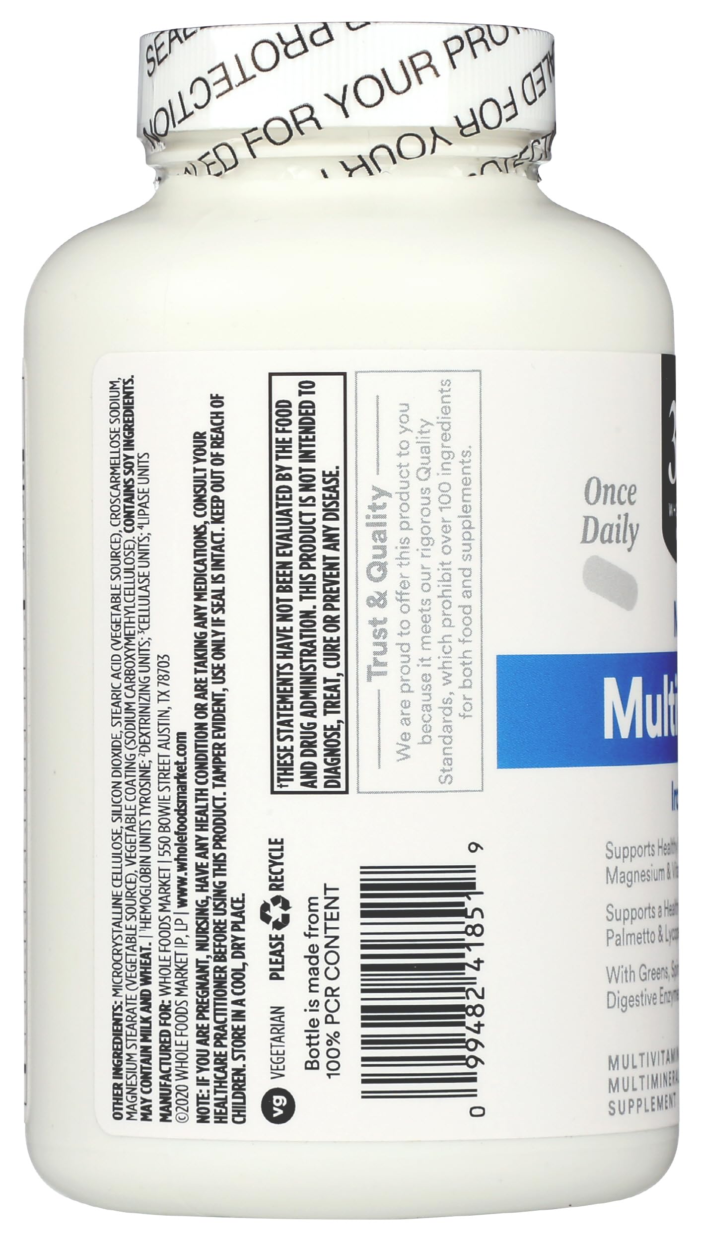 365 by Whole Foods Market, Men's One Daily Multivitamin Tablets, 180 ...