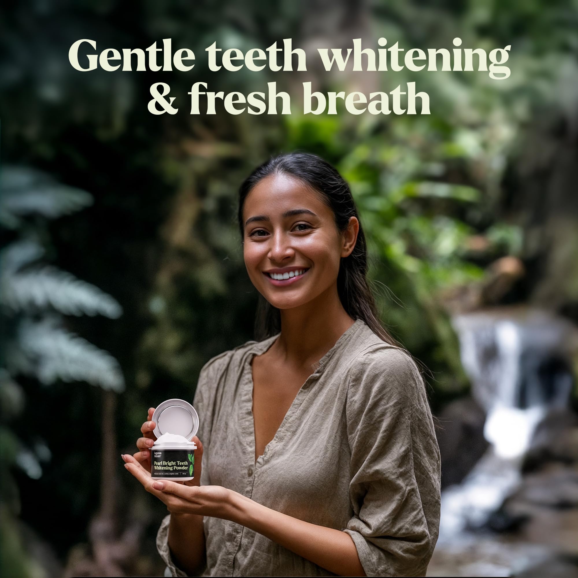 Teeth Whitening Powder, 50g Bright Pearl Spearmint Flavor - Natural ...