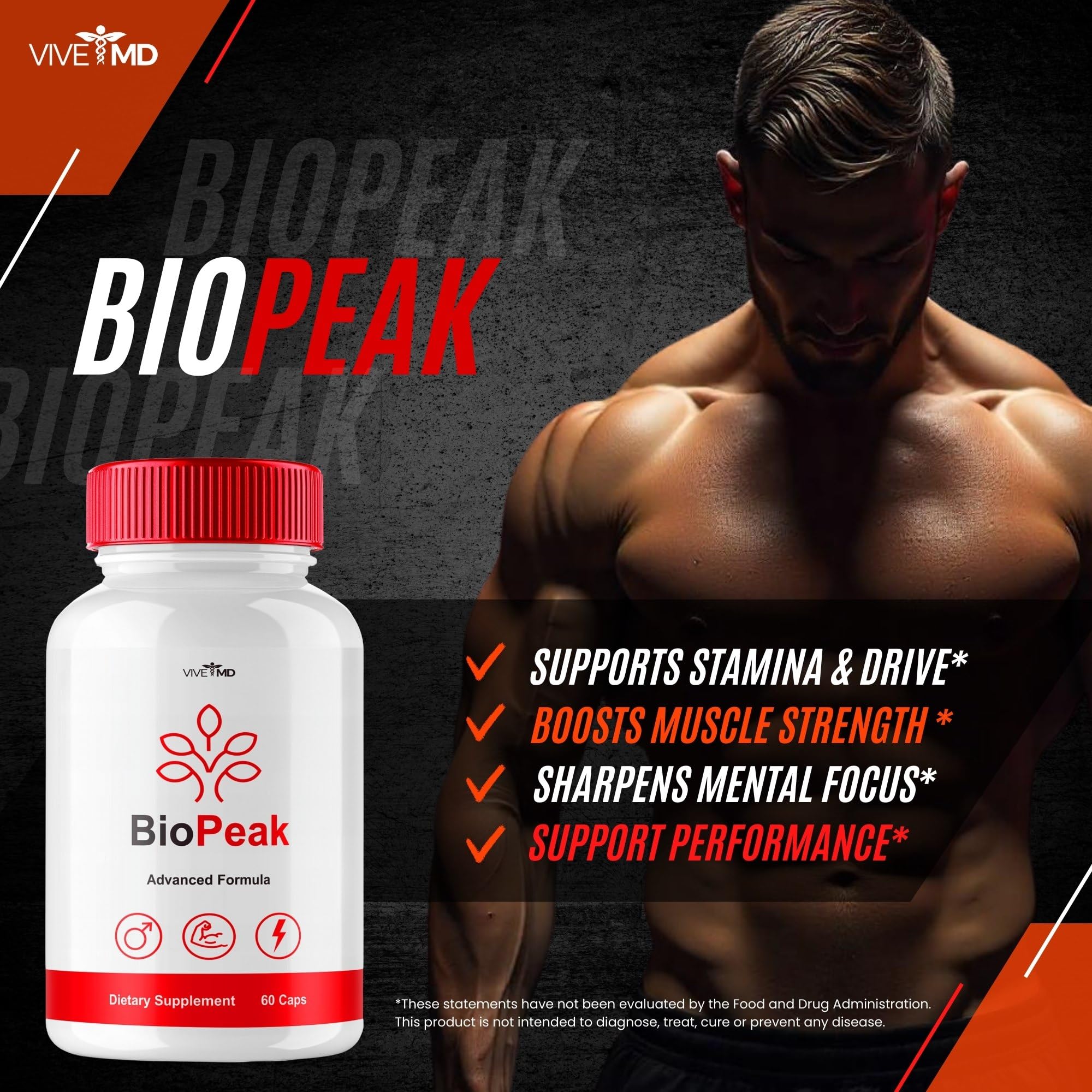 BioPeak Capsules, Bio Peak Advance Formula, BioPeak All Natural ...