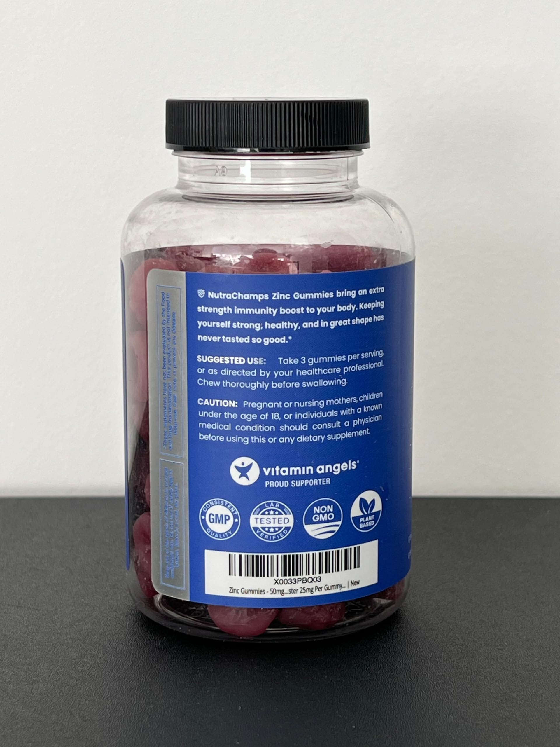NutraChamps Zinc Gummies | 4-in-1 Zinc Gummies Adult | Zinc Chewable ...
