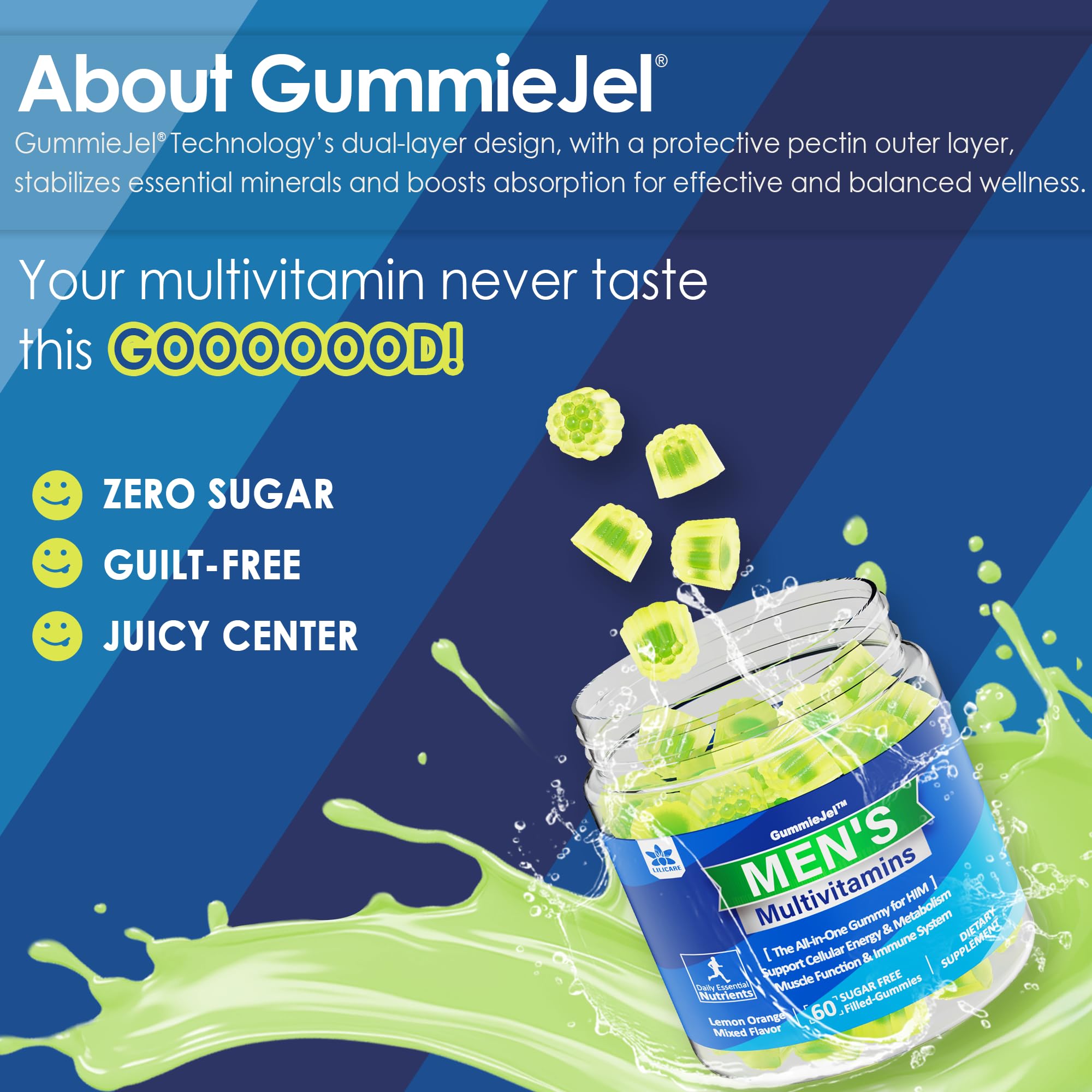 (2 Pack) Multivitamin for Men, Daily Mens Multivitamins & Multiminerals ...