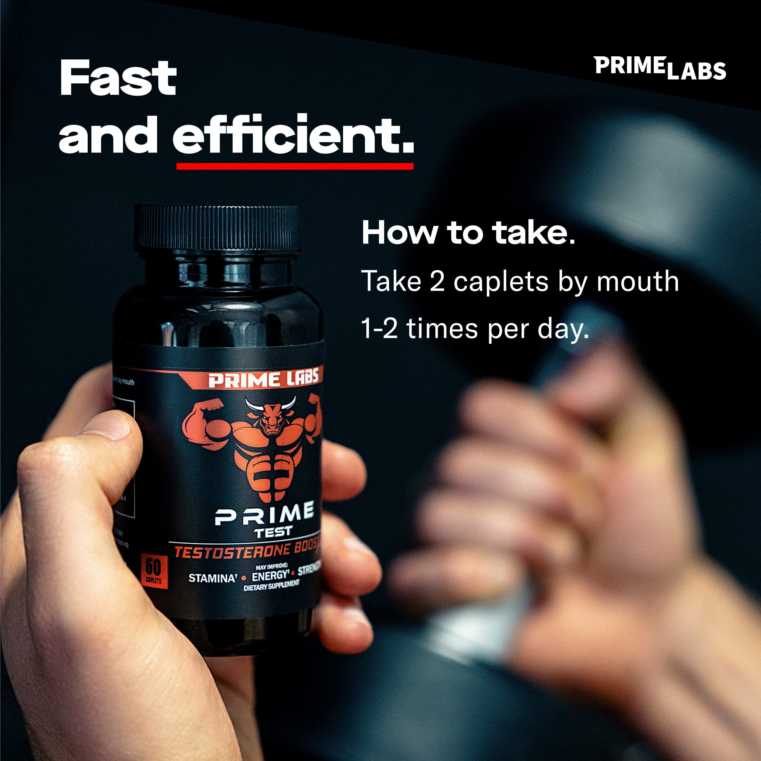 Prime Labs Prime Test Testosterone Booster (60 Count) + Night Duty ...